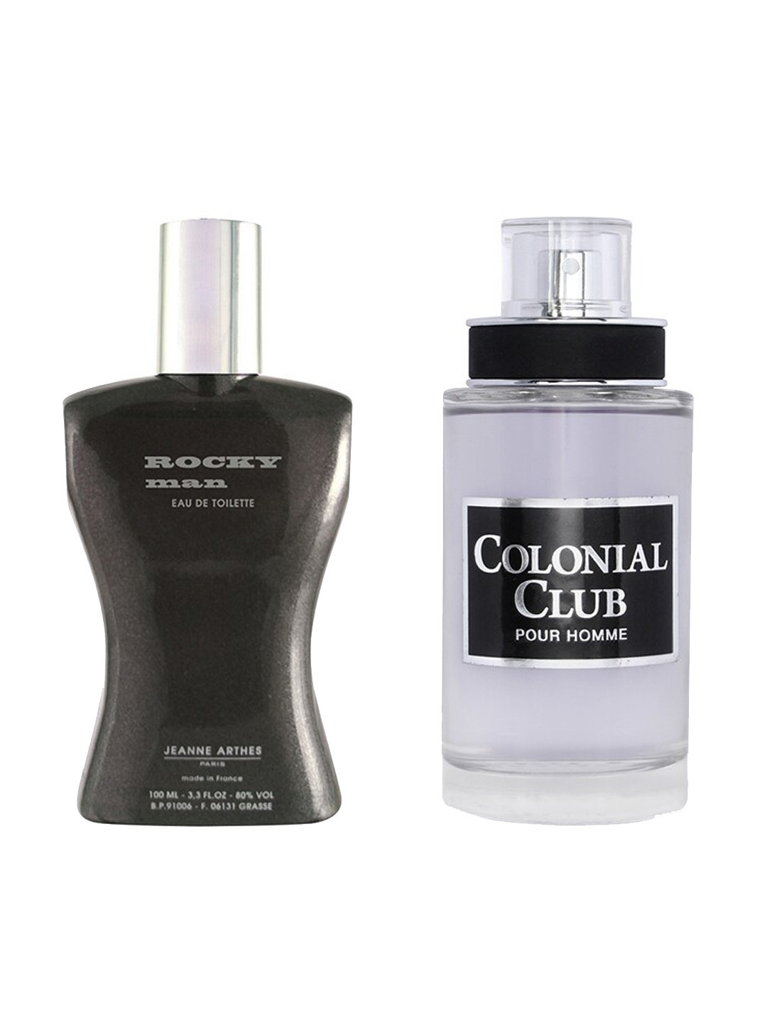 Buy Jeanne Arthes Rocky Man Black & Colonial Club Eau De Toilette Combo ...