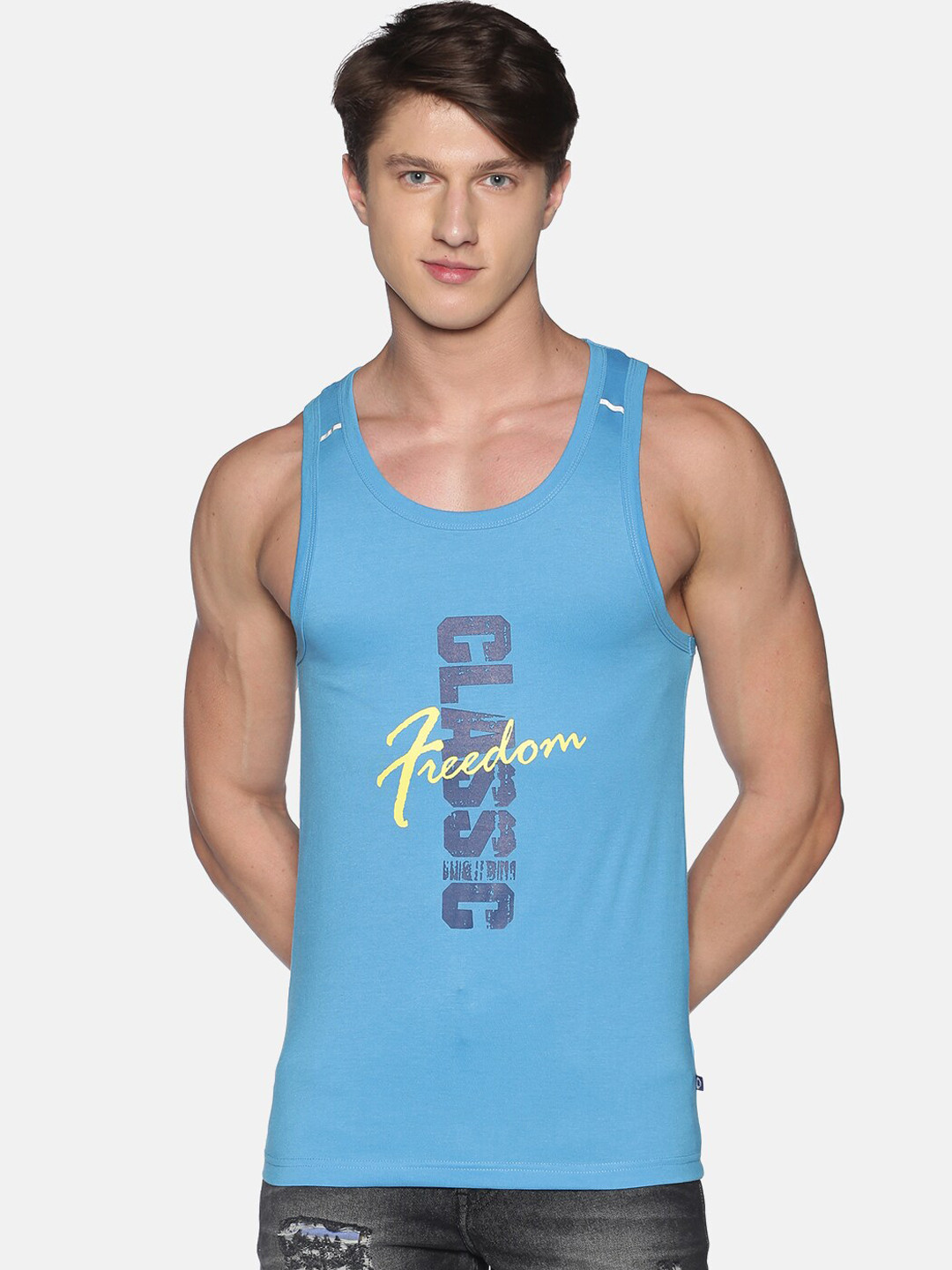 Buy Dollar Men Assorted Cotton Tank Innerwear Vest - Innerwear Vests ...