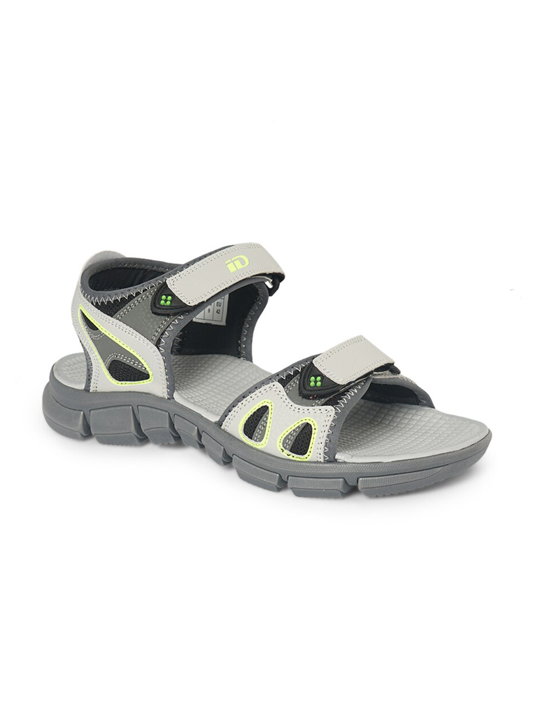 Buy ID Men Grey Comfort Sandals - Sandals for Men 14456788 | Myntra