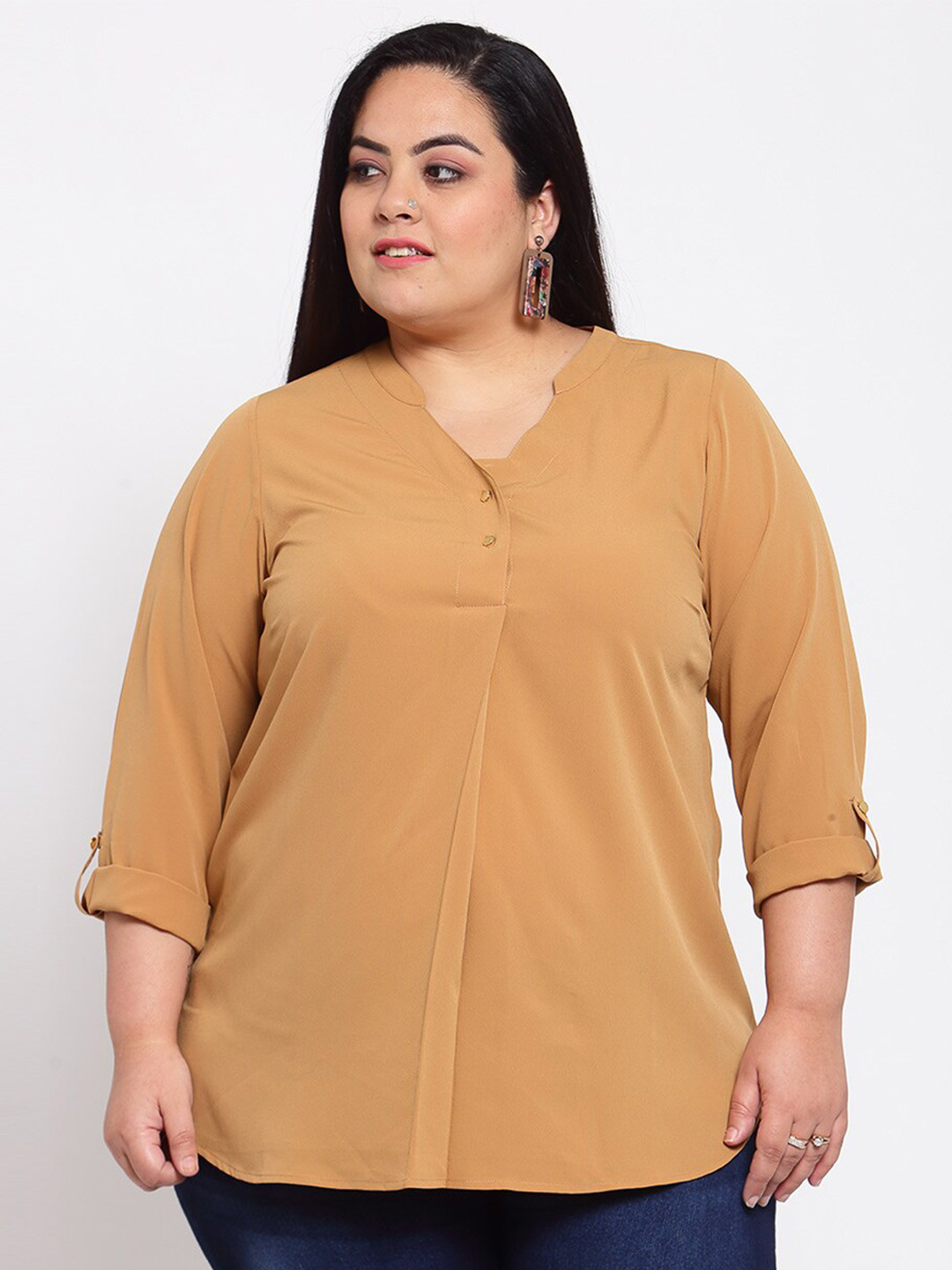 Buy PlusS Mustard Yellow Regular Top - Tops for Women 14696238 | Myntra