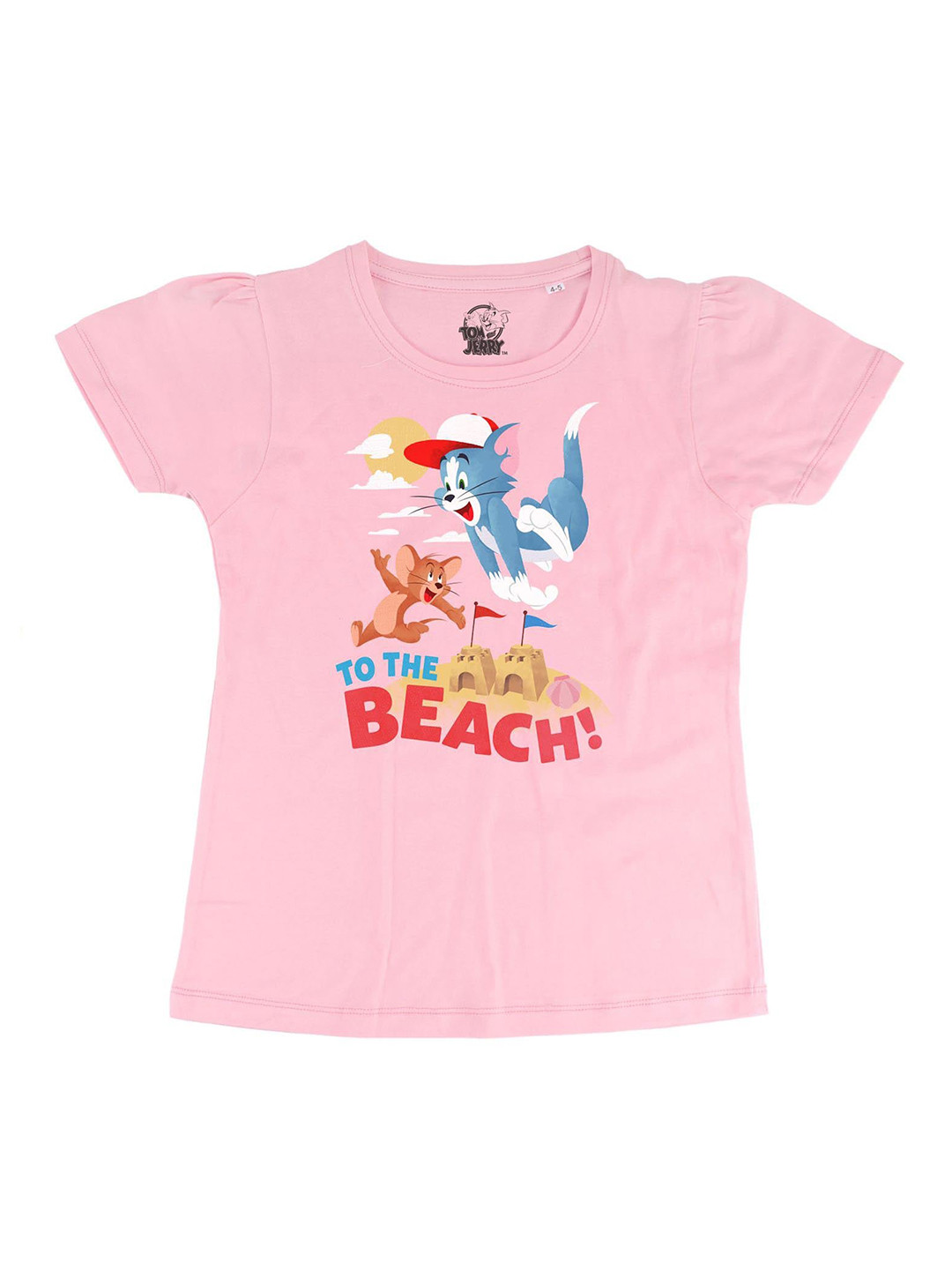 Buy Tom & Jerry Pink Regular Top - Tops for Girls 14733790 | Myntra