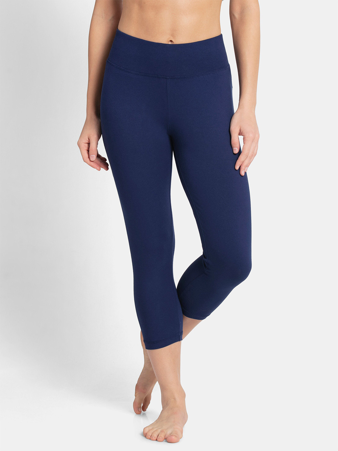Buy Jockey Women Blue Capris - Capris for Women 14778606 | Myntra