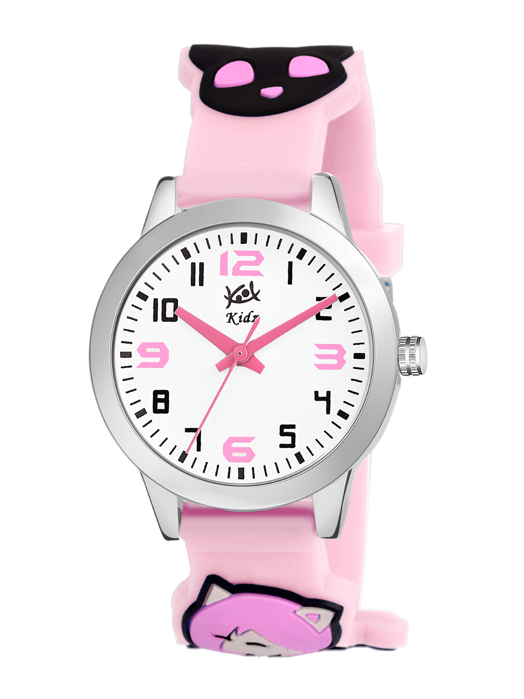 Buy Kool Kidz Unisex Kids Dial & Pink Straps Analogue Watch - Watches ...