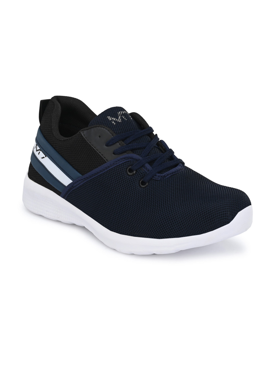 Buy Provogue Men Navy Blue Woven Design Sneakers - Casual Shoes for Men ...