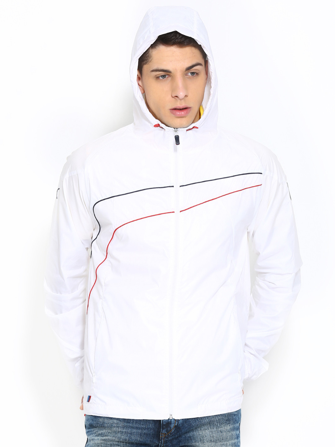 Buy PUMA Motorsport Men White BMW Hooded Motorsport Jacket - Jackets ...