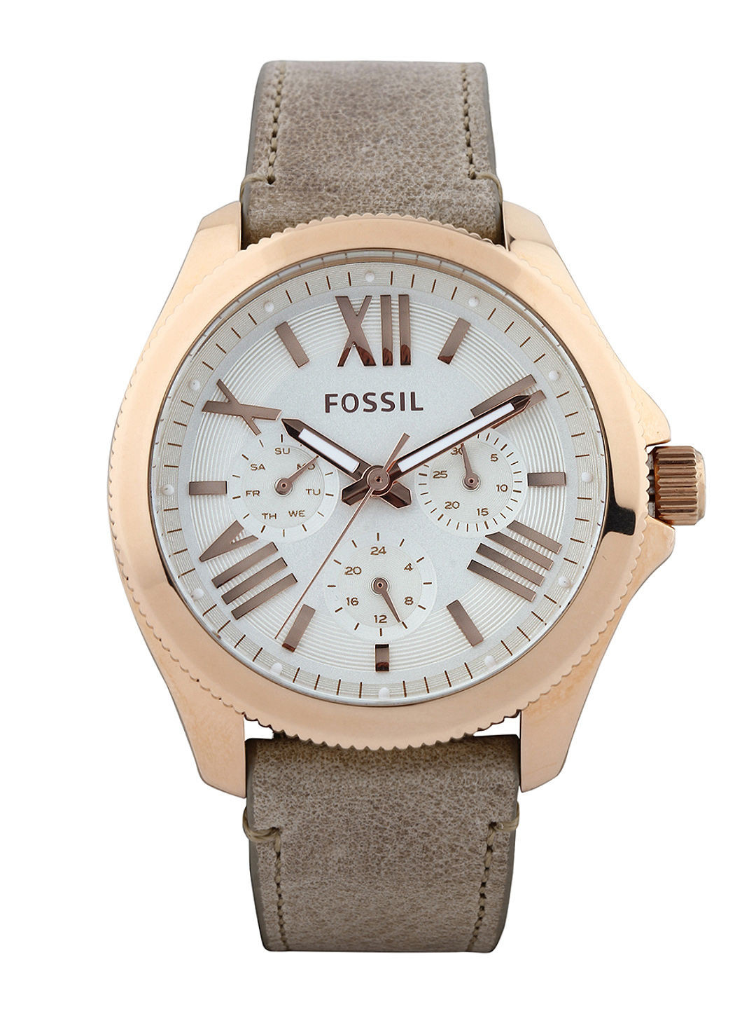 Buy Fossil Women Off White Dial Chronograph Watch AM4532I - Watches for ...