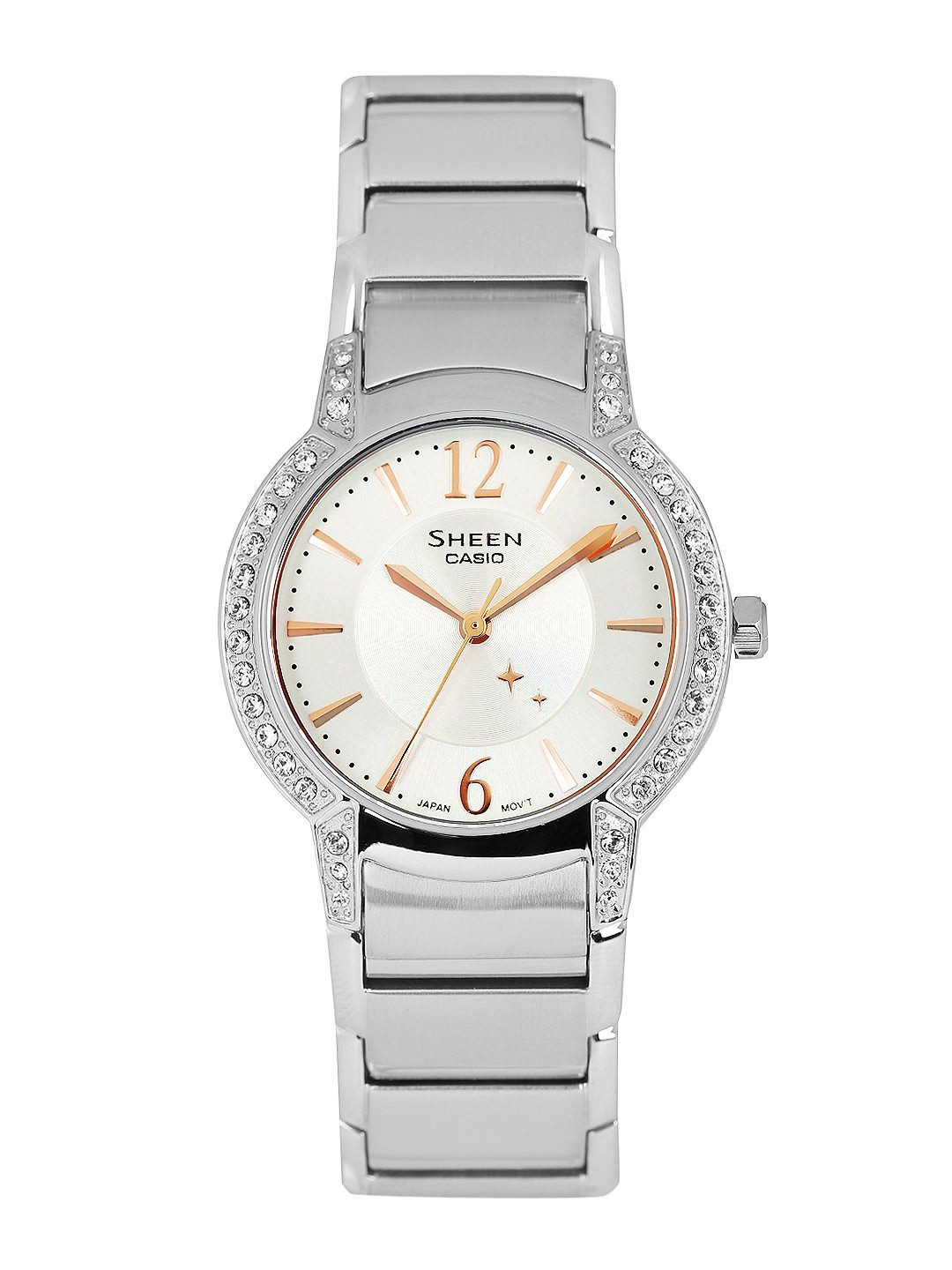 Buy Casio Sheen Women Silver Analogue Watches (SX095) SHN 4015BD 7ADR ...