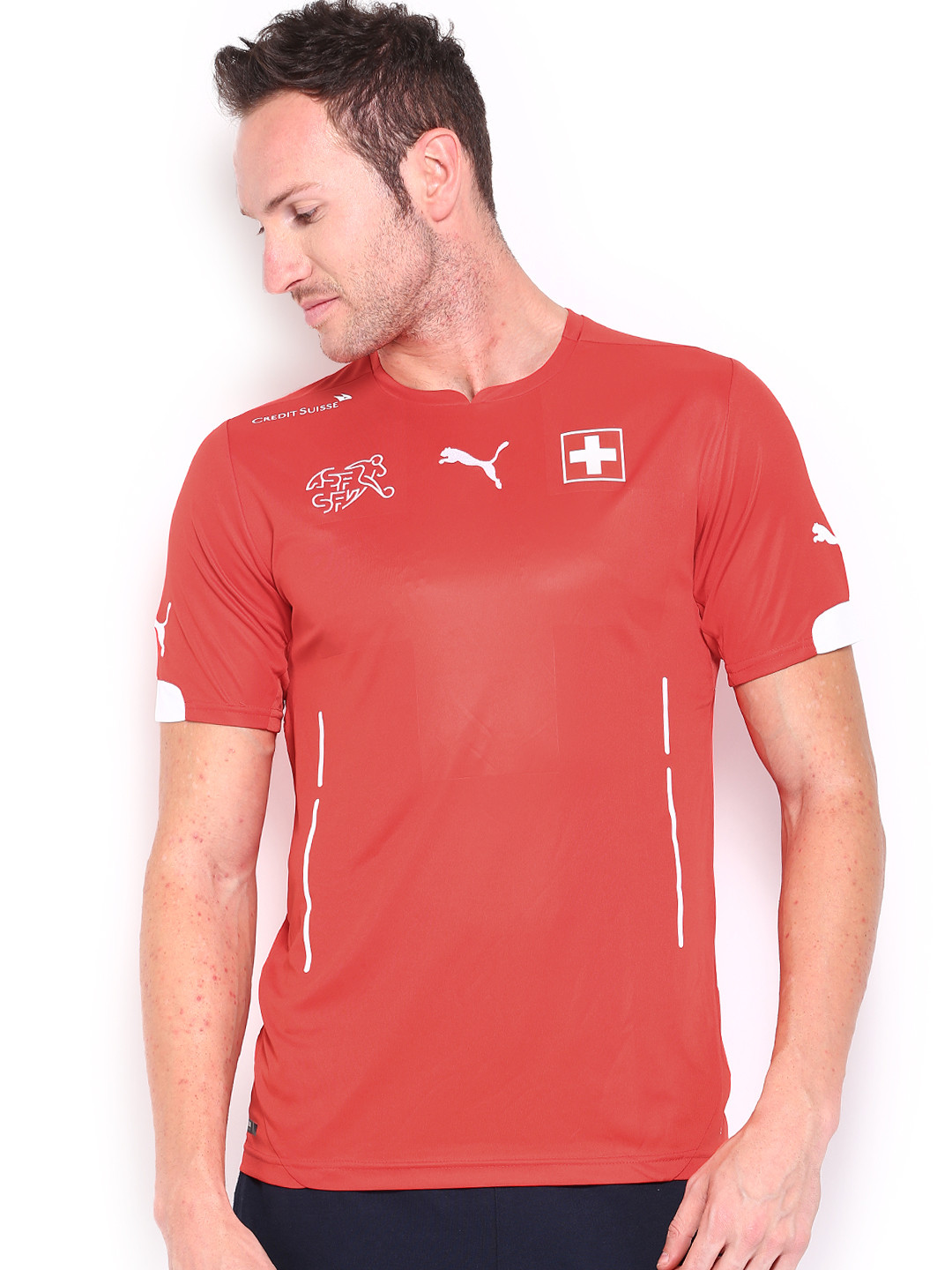 Buy Puma Men Red T Shirt - Tshirts for Men 308509 | Myntra