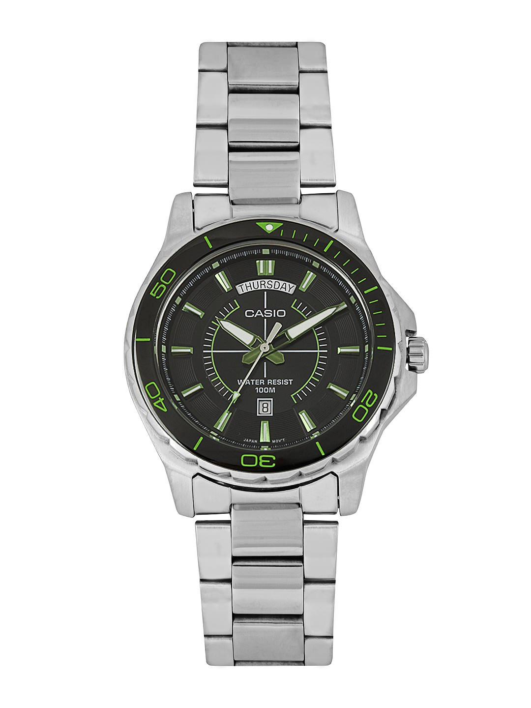 Buy CASIO ENTICER Men Balck Dial Analogue Watch A884 - Watches for Men ...