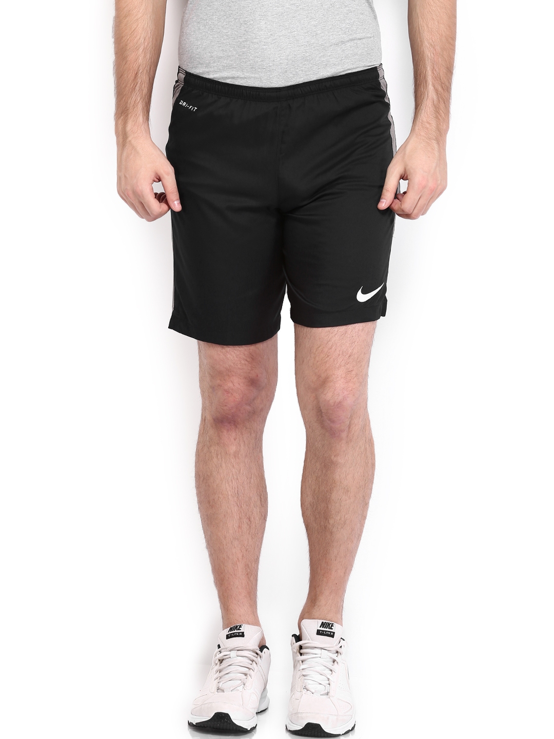 Buy Nike Black Squad Strike Lgr Woven Football Shorts - Shorts for Men ...