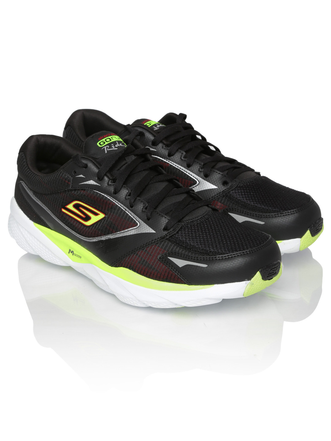 Buy Skechers Men Black Go Run Ride 3 Sports Shoes - Sports Shoes for ...