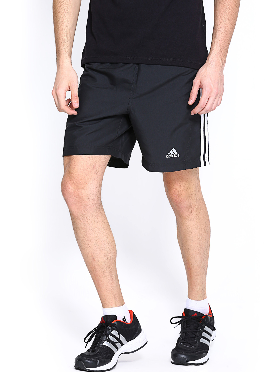 Buy ADIDAS Men Black Running Shorts - Shorts for Men 370406 | Myntra