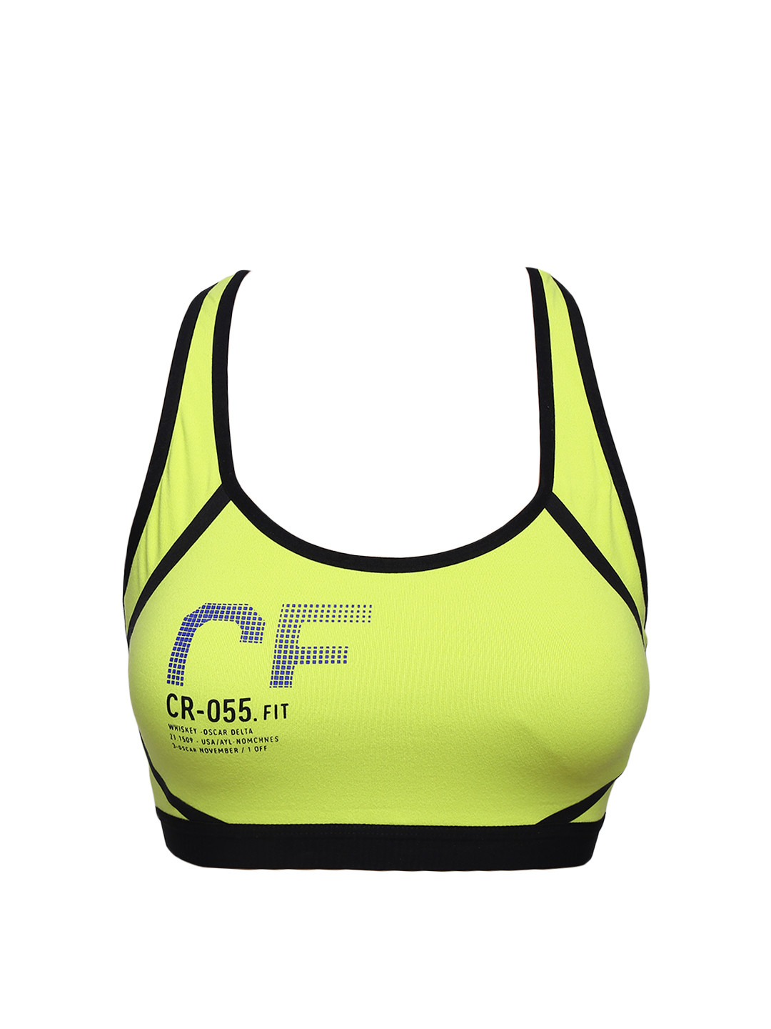 Buy Reebok Fluorescent Green Sports Bra Z91446 - Bra for Women 550189 ...