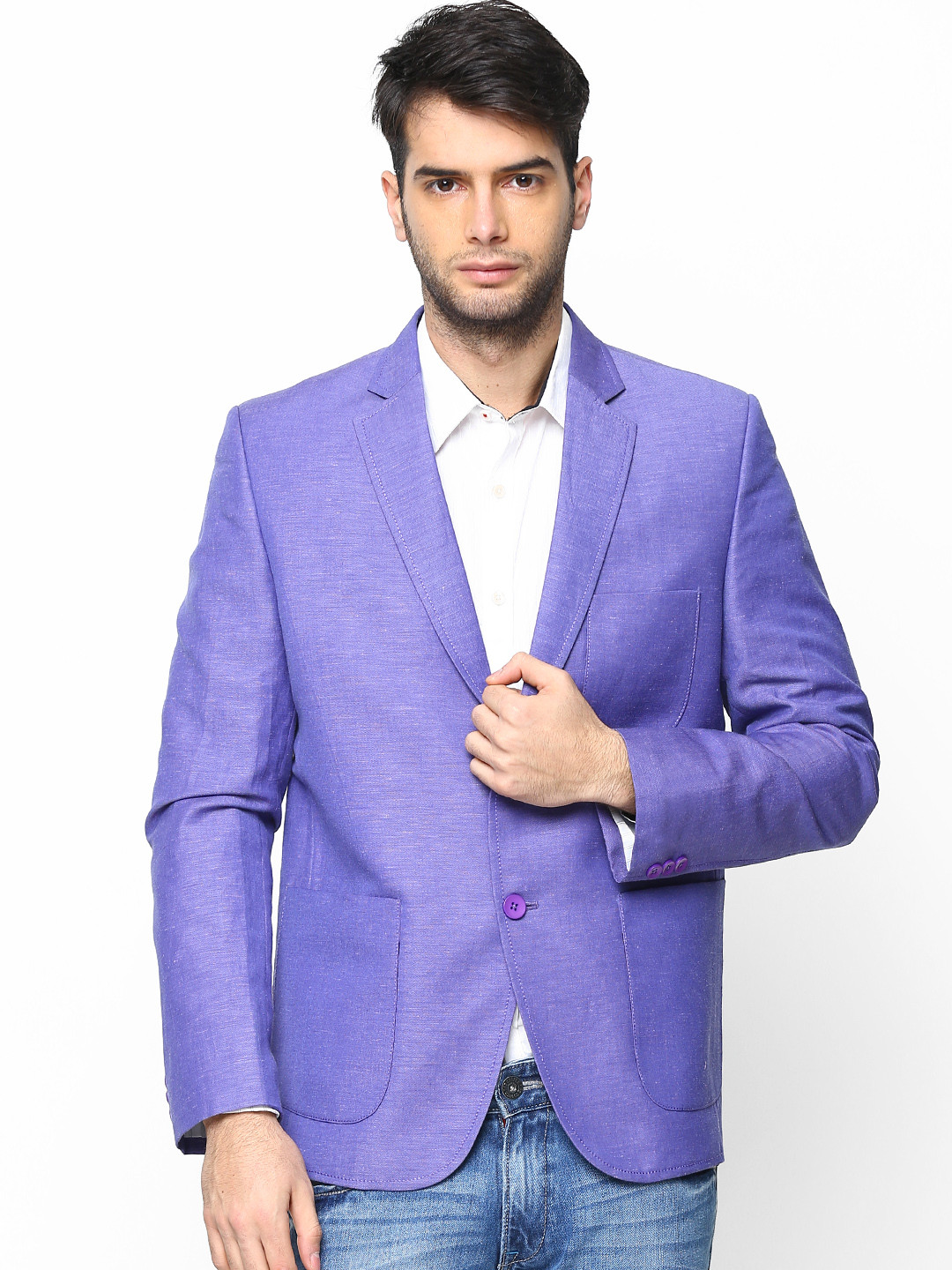 Buy Success Men Lavender Blazer - Blazers for Men 567869 | Myntra