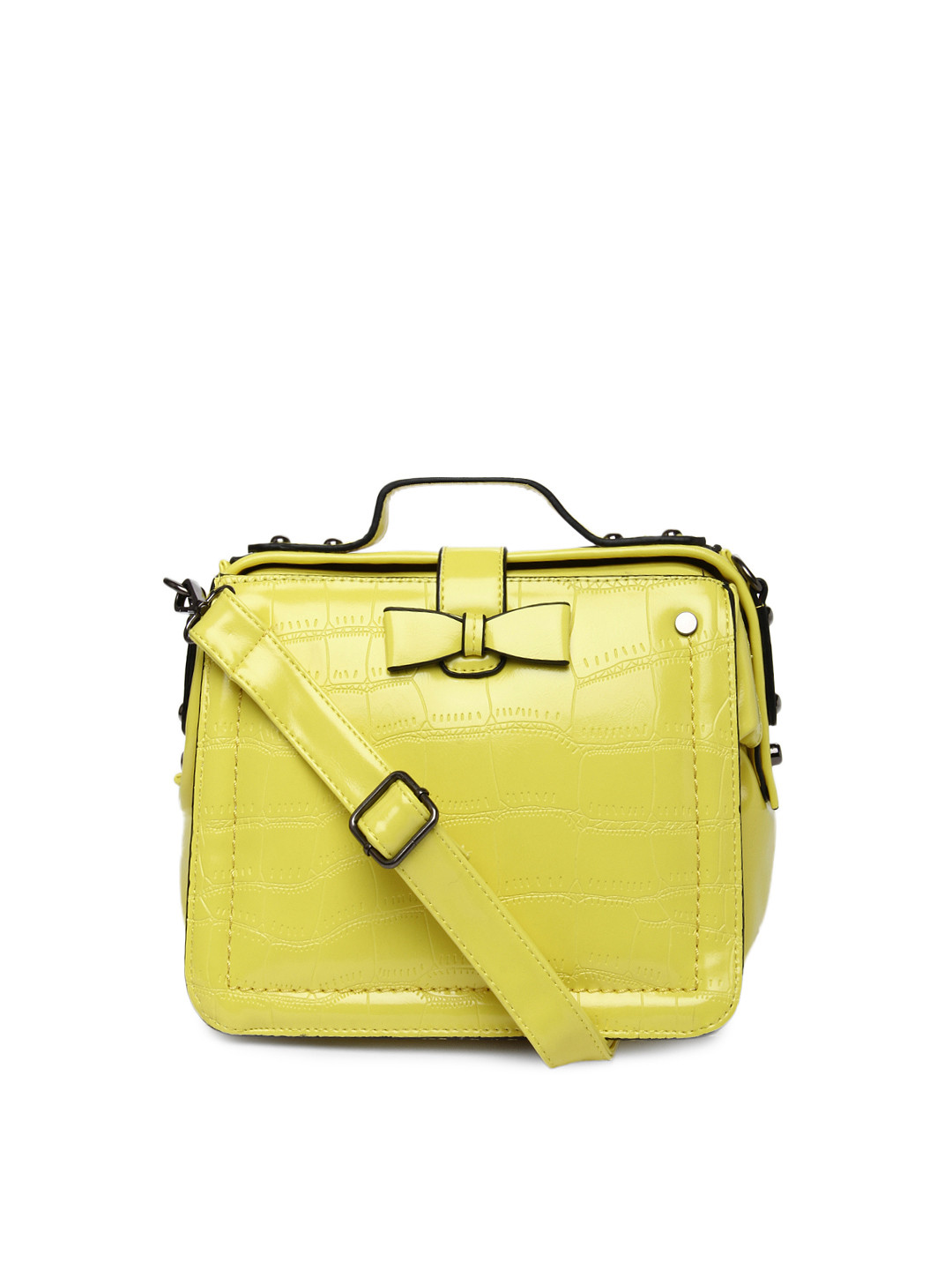 Buy Kiara Yellow Satchel - Handbags for Women 594255 | Myntra