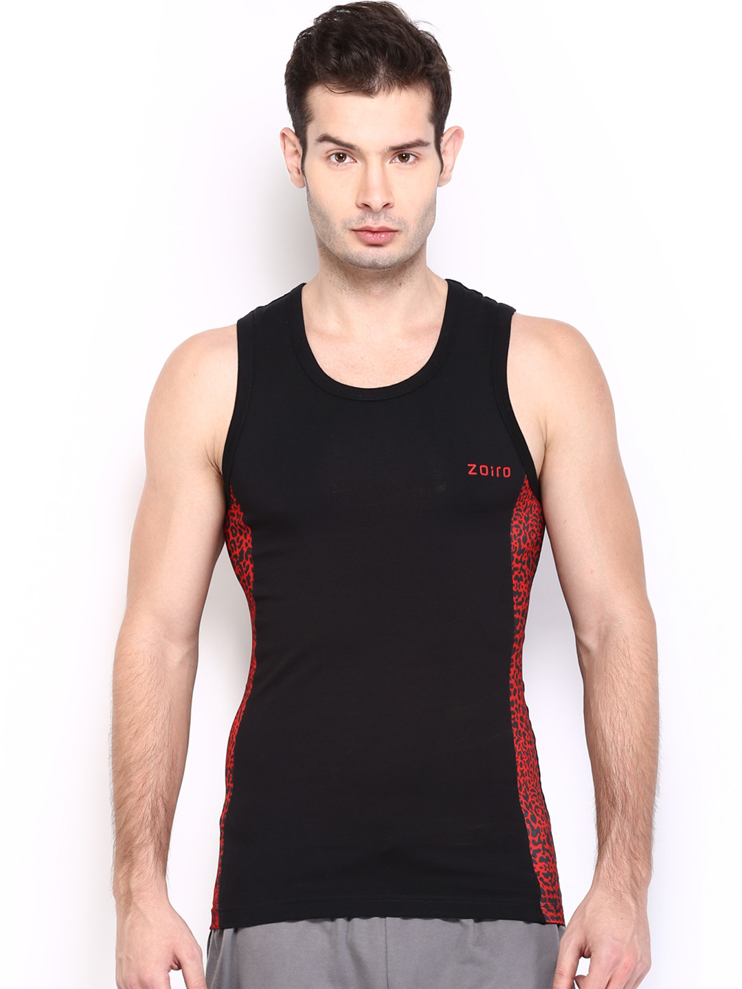 Buy Zoiro Men Black Innerwear Vest ZP 0055 - Innerwear Vests for Men ...