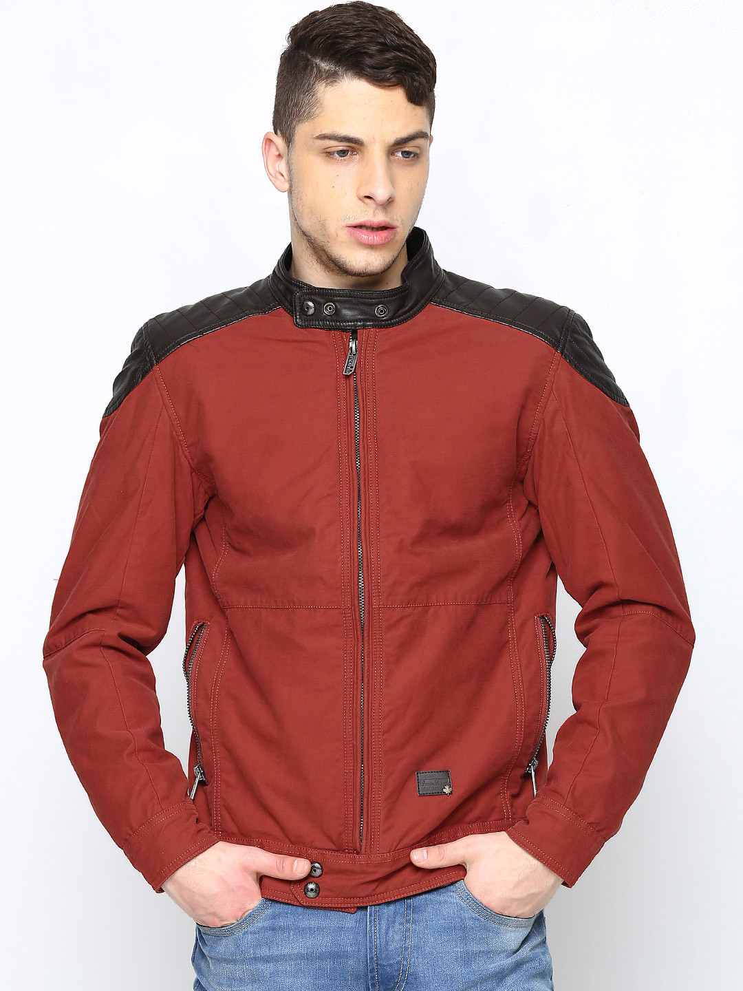 Buy Tycoon Men Rust Orange Jacket - Jackets for Men 606477 | Myntra