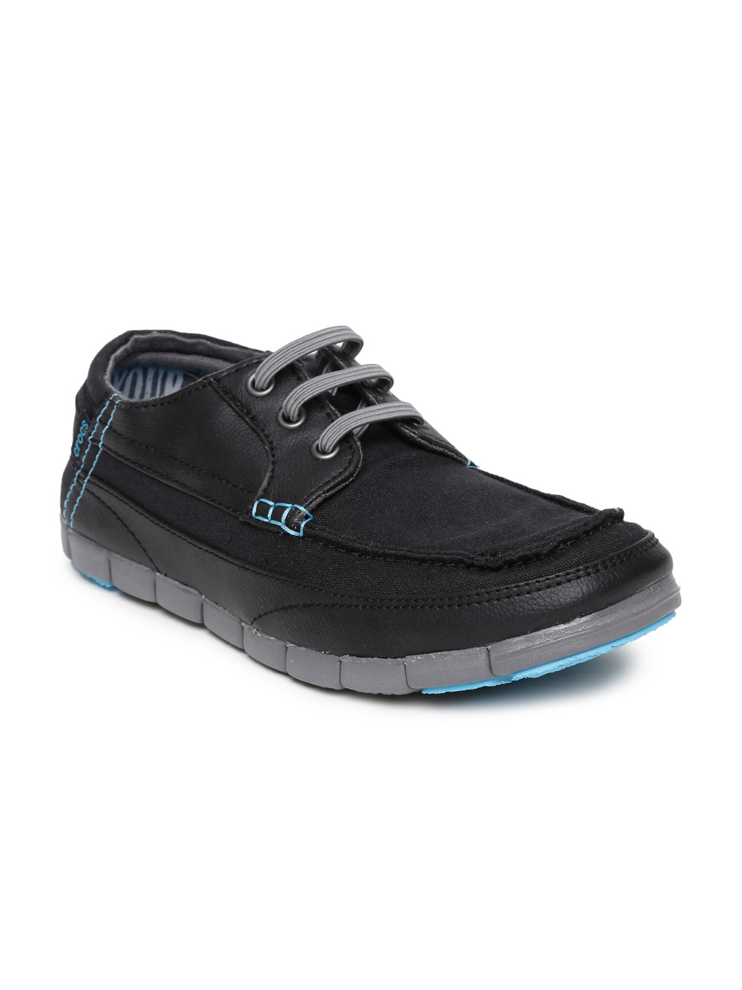 Buy Crocs Strech Sole Men Black Casual Shoes - Casual Shoes for Men ...