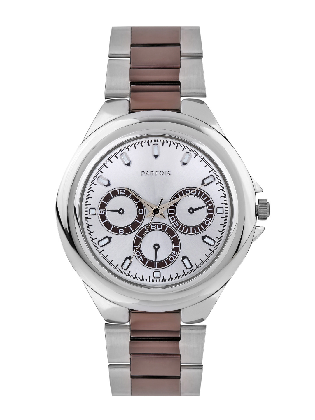 Buy Parfois Women Silver Toned Dial Watch 126544PANM - Watches for ...
