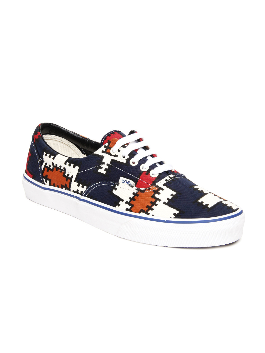 Buy Vans Men Blue Printed Casual Shoes - Casual Shoes for Men 647909 ...