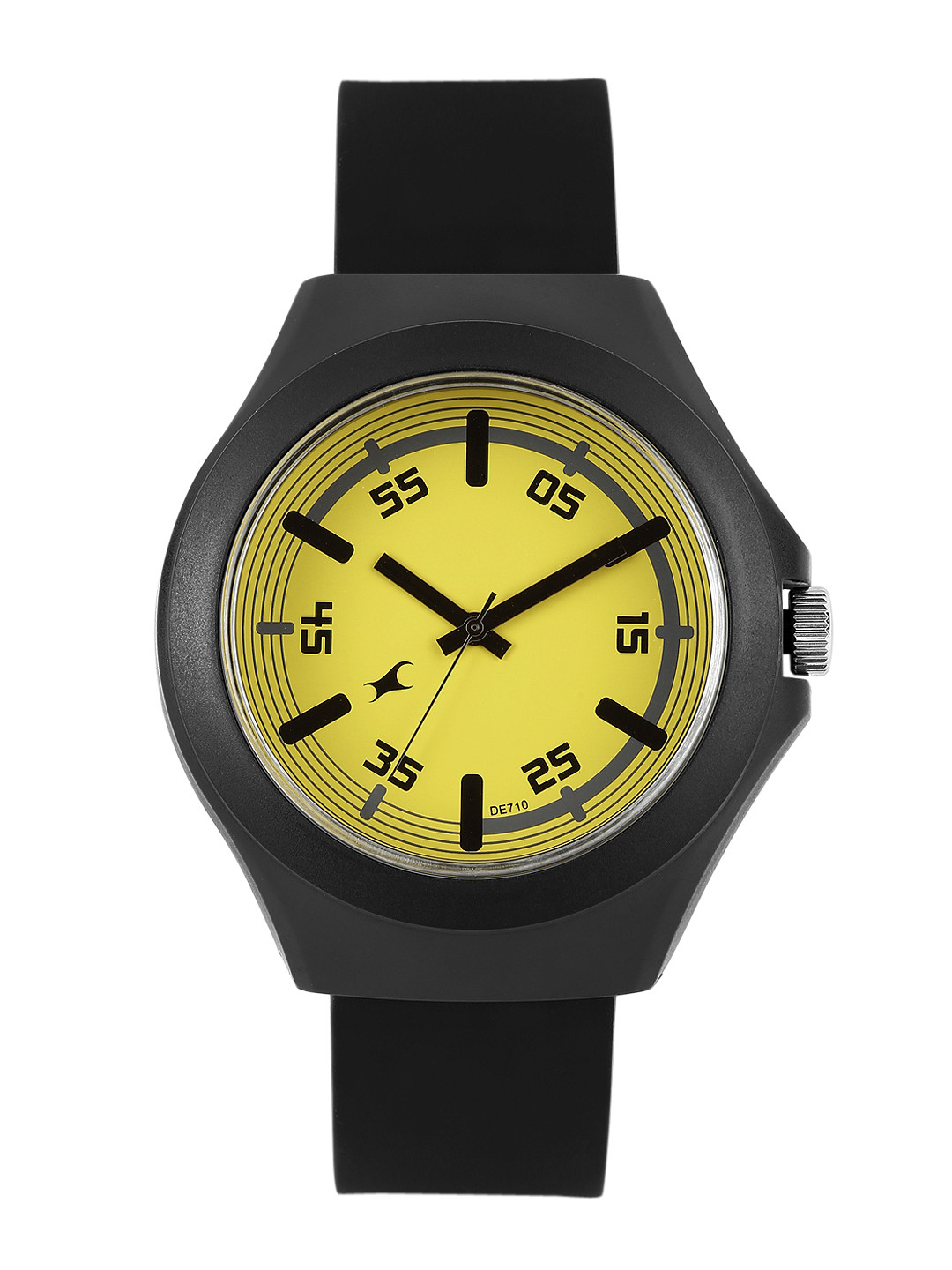 Buy Fastrack Unisex Yellow Dial Watch 38004PP08J - Watches for Unisex ...