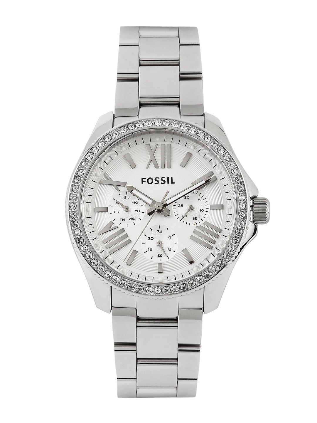 Buy Fossil Women White Dial Watch AM4481I - Watches for Women 670684 ...