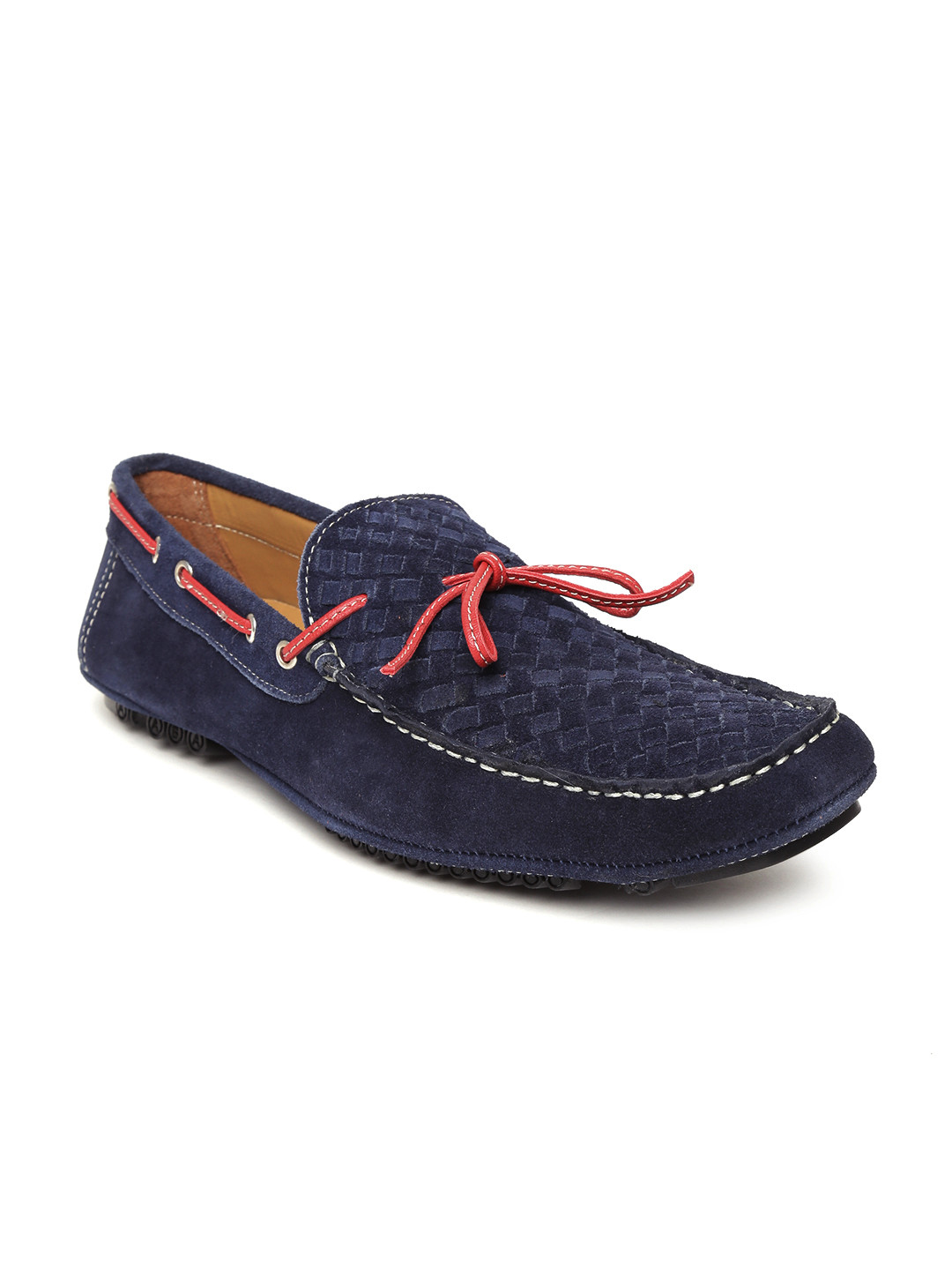 Buy Mast & Harbour Men Navy Suede Boat Shoes - Casual Shoes for Men ...