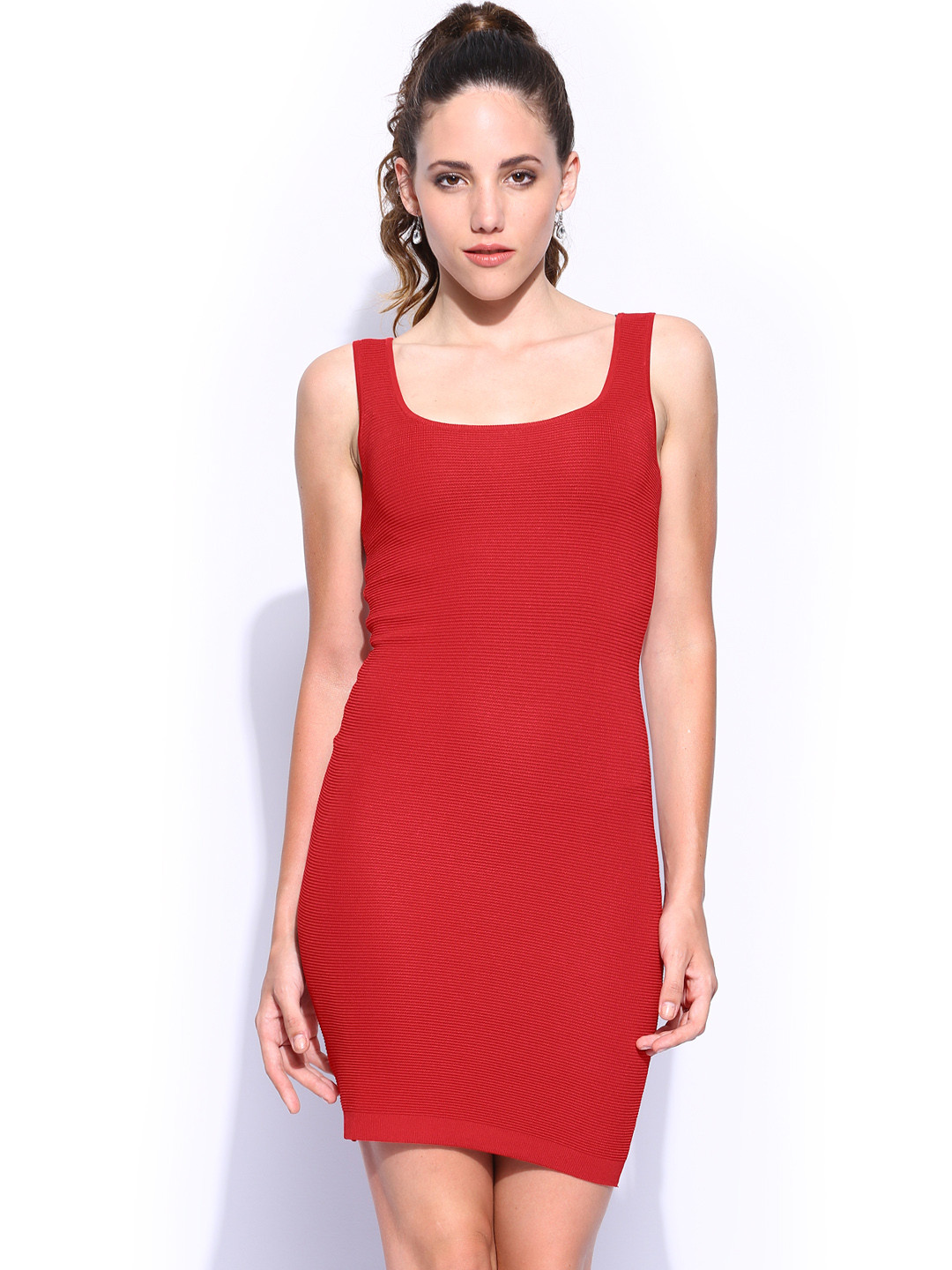 Buy MANGO Red Bodycon Dress - Dresses for Women 690348 | Myntra