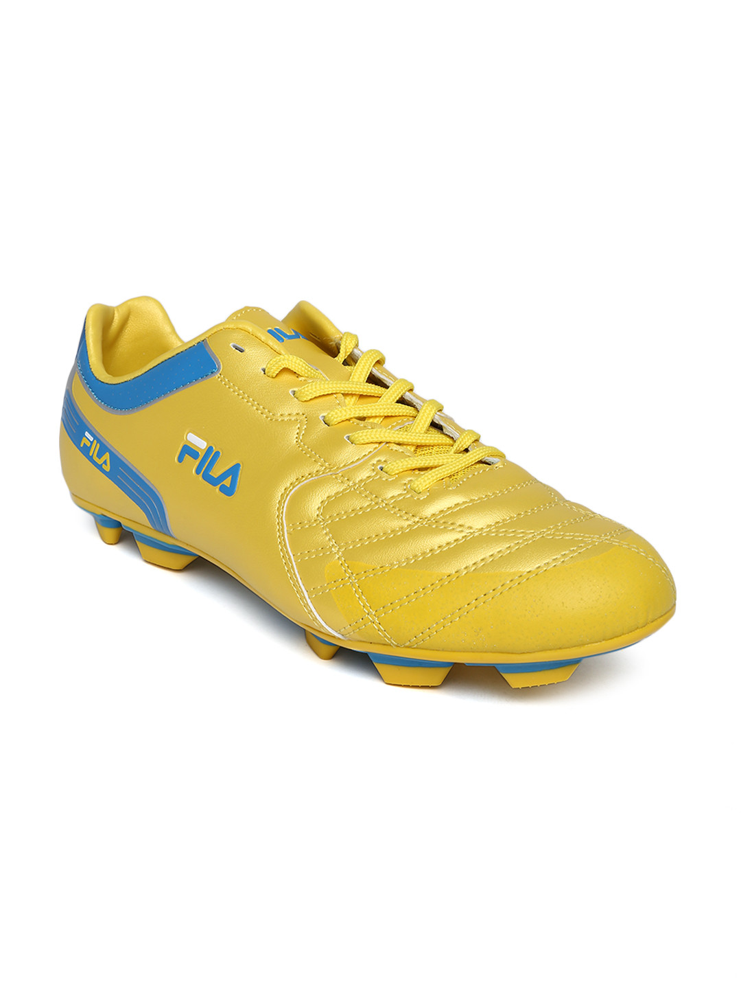Buy Fila Men Metallic Yellow Malvolio Football Shoes - Sports Shoes for ...