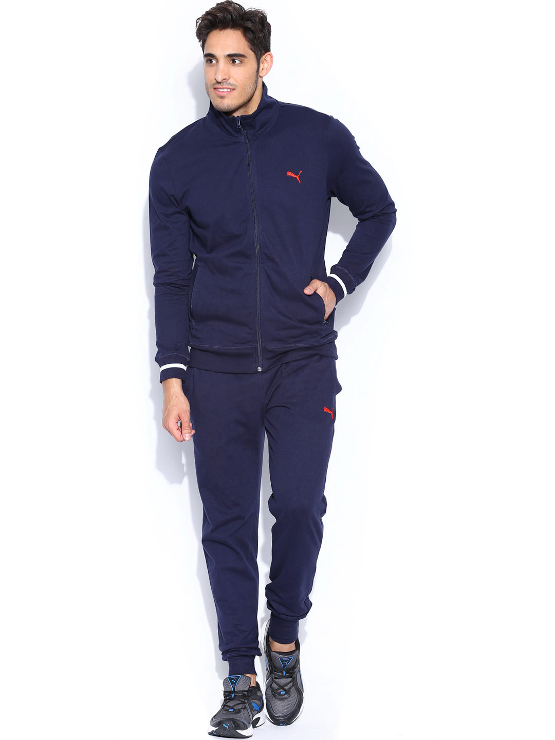 Buy PUMA Men Navy Tracksuit - Tracksuits for Men 717890 | Myntra