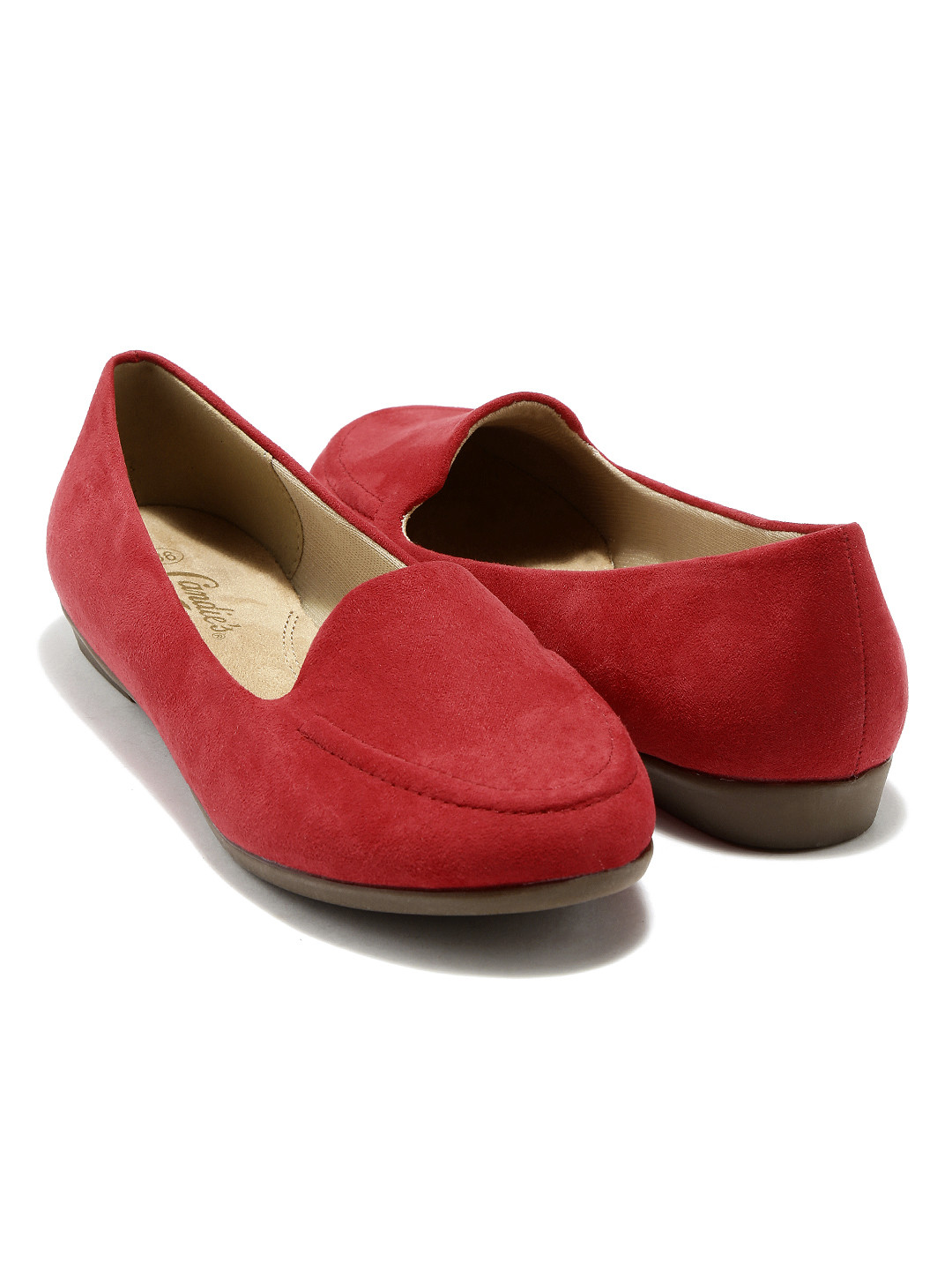 Buy Candie's New York Women Red Flat Shoes - Flats for Women 718556 ...