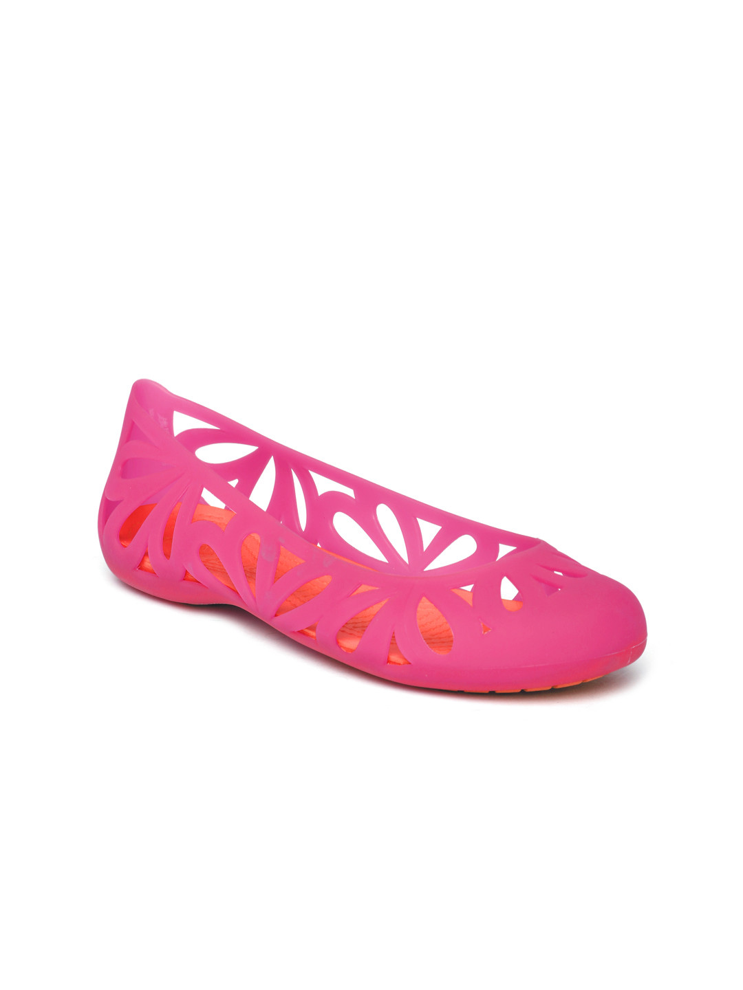 Buy Crocs Adrina Women Neon Pink Flats - Flats for Women 719913 | Myntra
