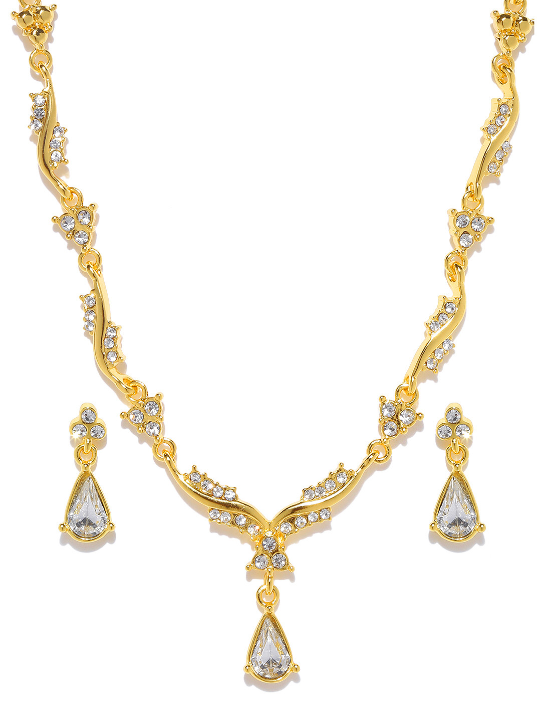 Buy Estelle Gold Toned Jewellery Set - Jewellery Set for Women 725457 ...