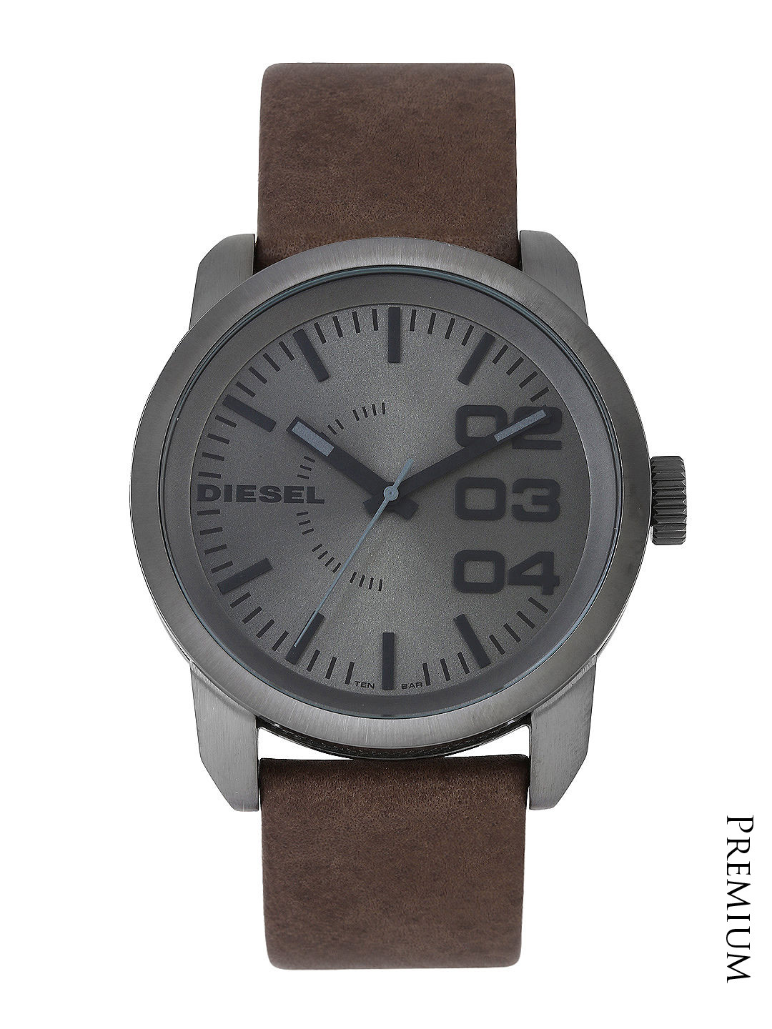 Buy DIESEL Men Gunmetal Toned Dial Watch DZ1467 - Watches for Men ...