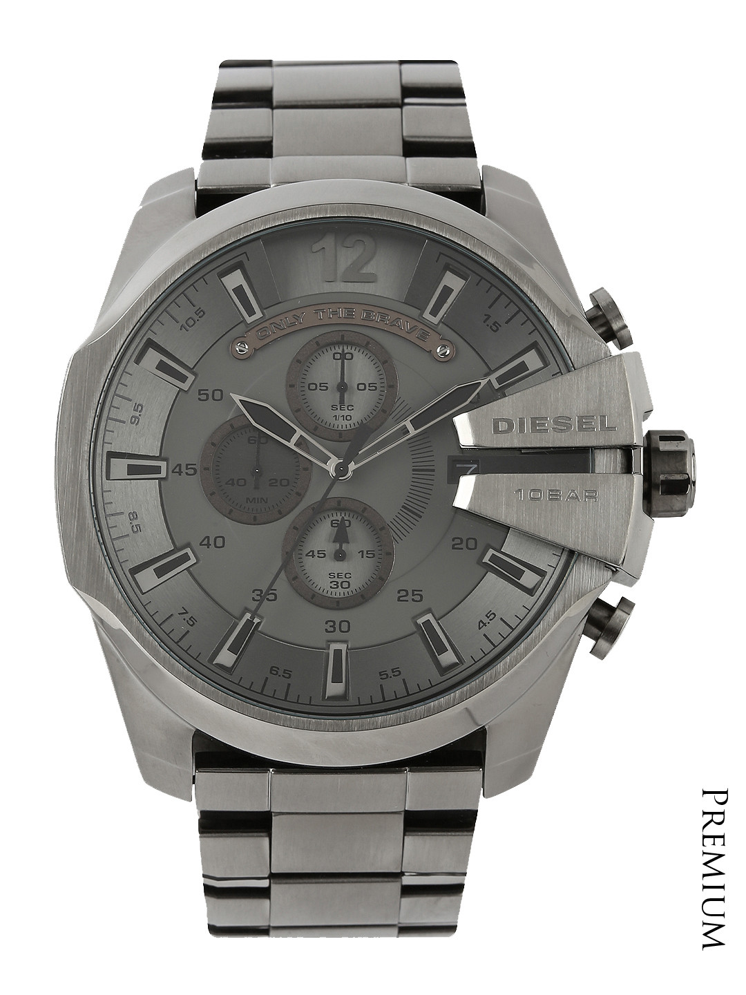 Buy DIESEL Men Metallic Grey Dial Watch DZ4282 - Watches for Men 733942 ...