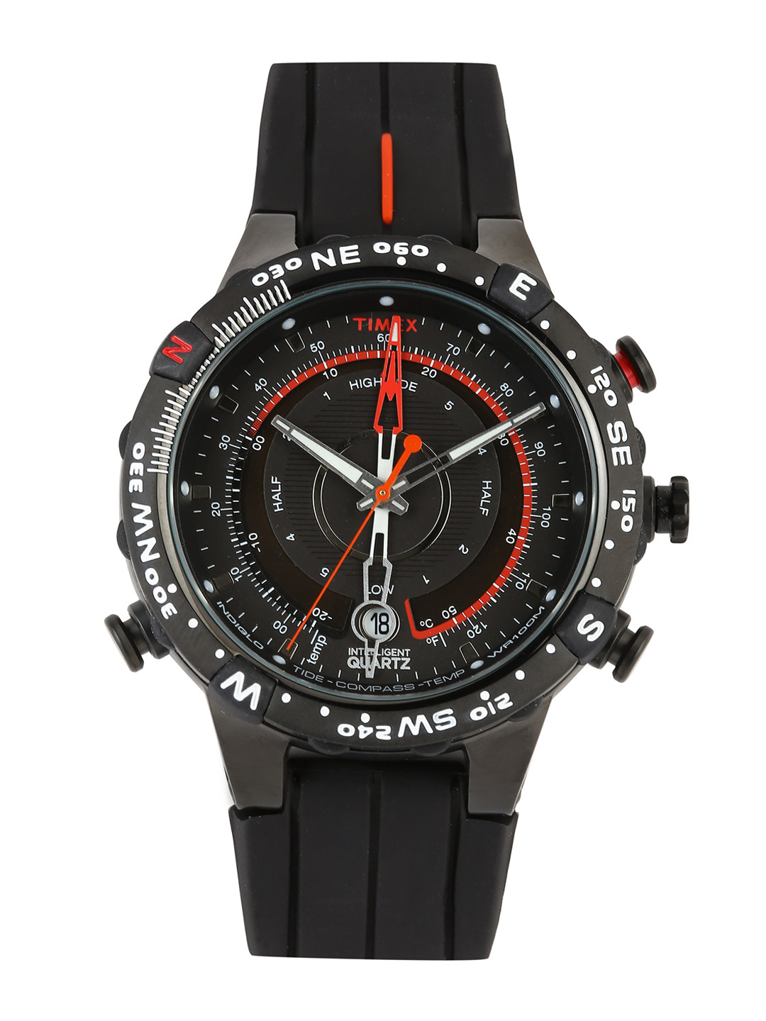 Buy Timex Intelligent Quartz Men Black Dial Watch T2N720 - Watches for ...