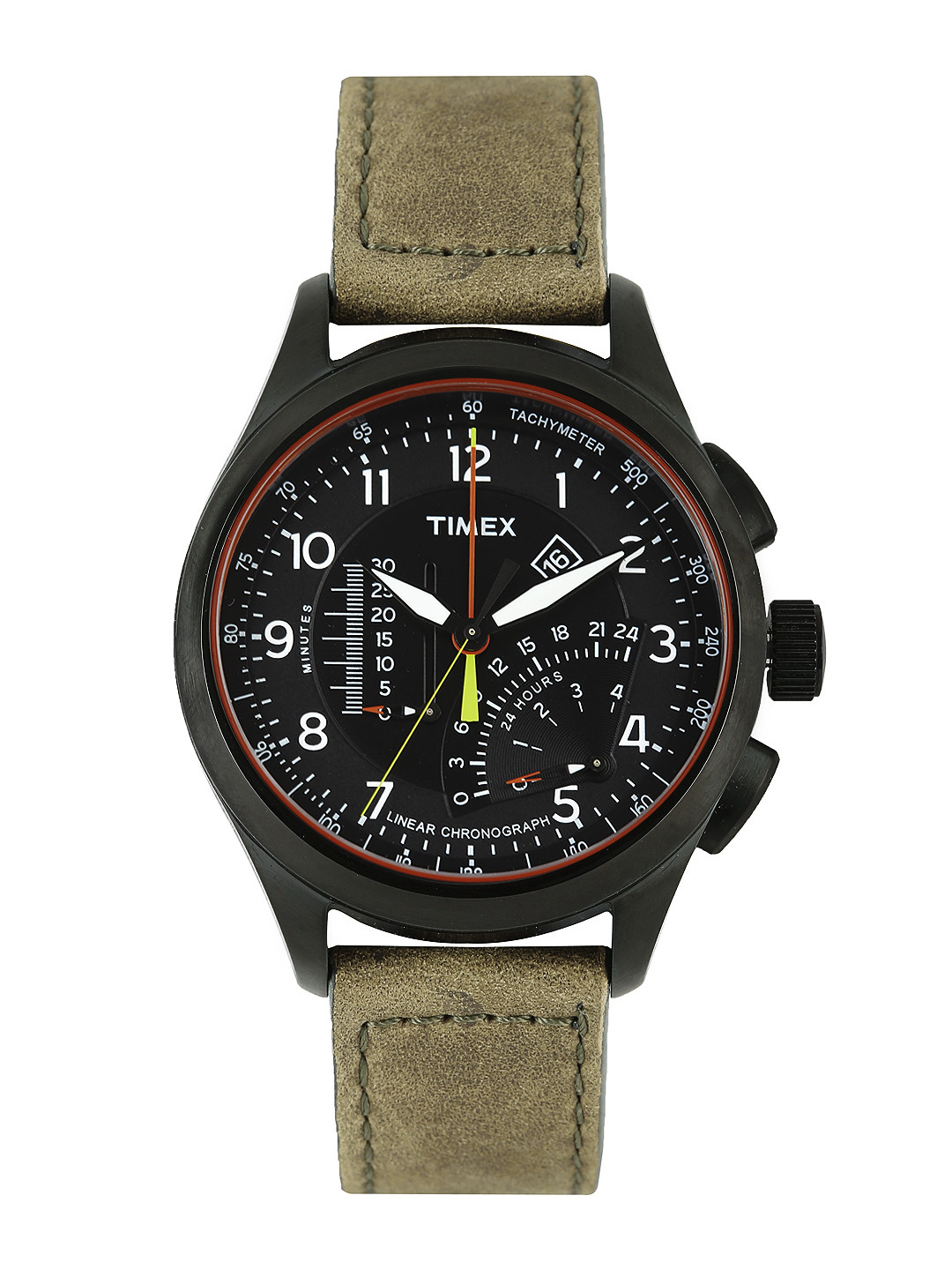 Buy Timex Intelligent Quartz Men Black Dial Chronograph Watch T2P276 ...