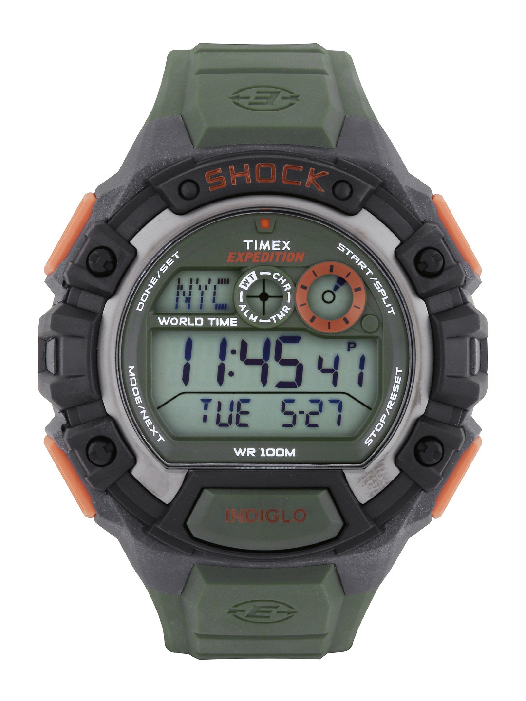 Buy Timex Expedition Men Olive Green Digital Watch T49972 - Watches for ...