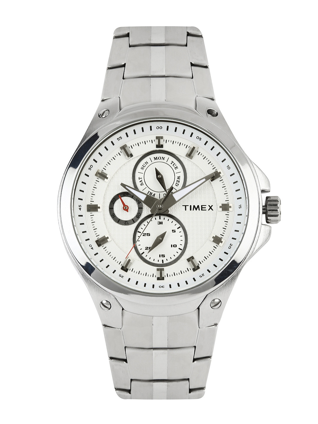 Buy Timex Men White Dial Watch TI000U10000 - Watches for Men 758642 ...