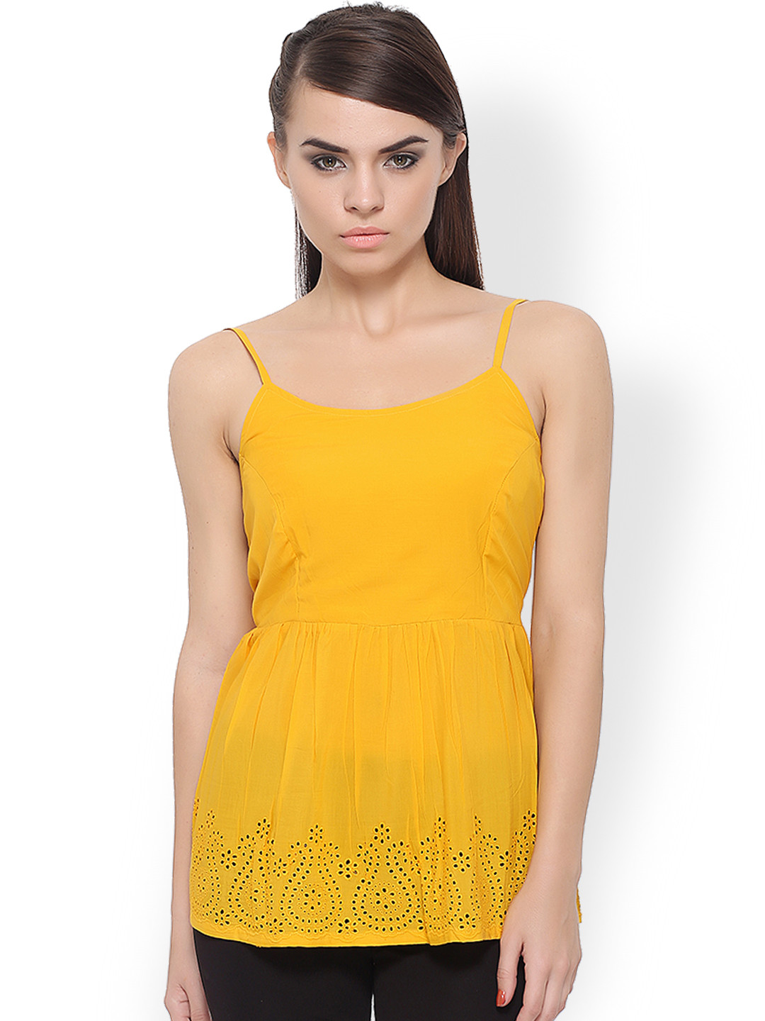 Buy Iti Women Yellow Top - Tops for Women 789192 | Myntra
