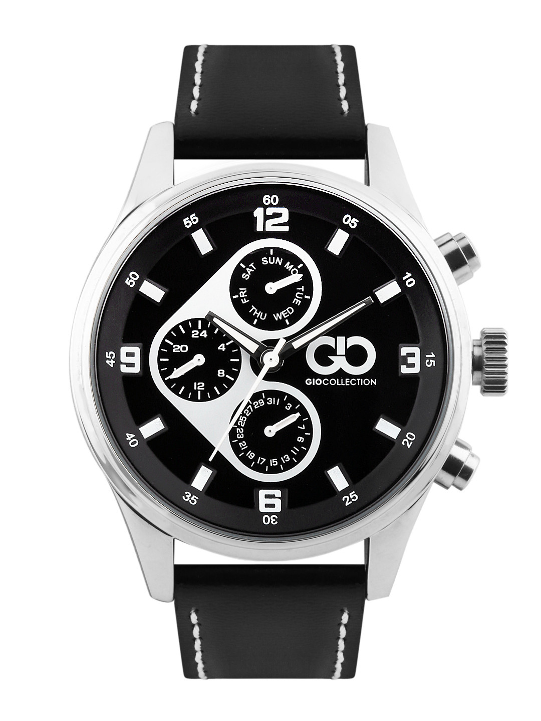 Buy GIO COLLECTION Men Black Dial Watch GAD0038 A - Watches for Men ...