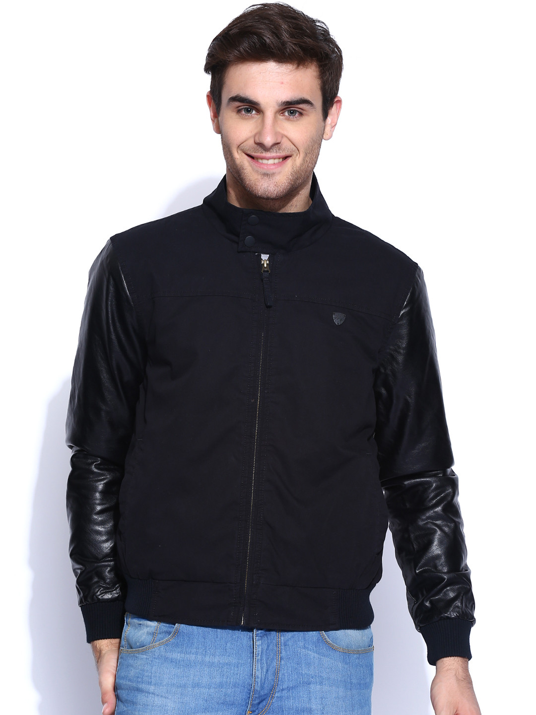 Buy John Players Black Jacket - Jackets for Men 874299 | Myntra