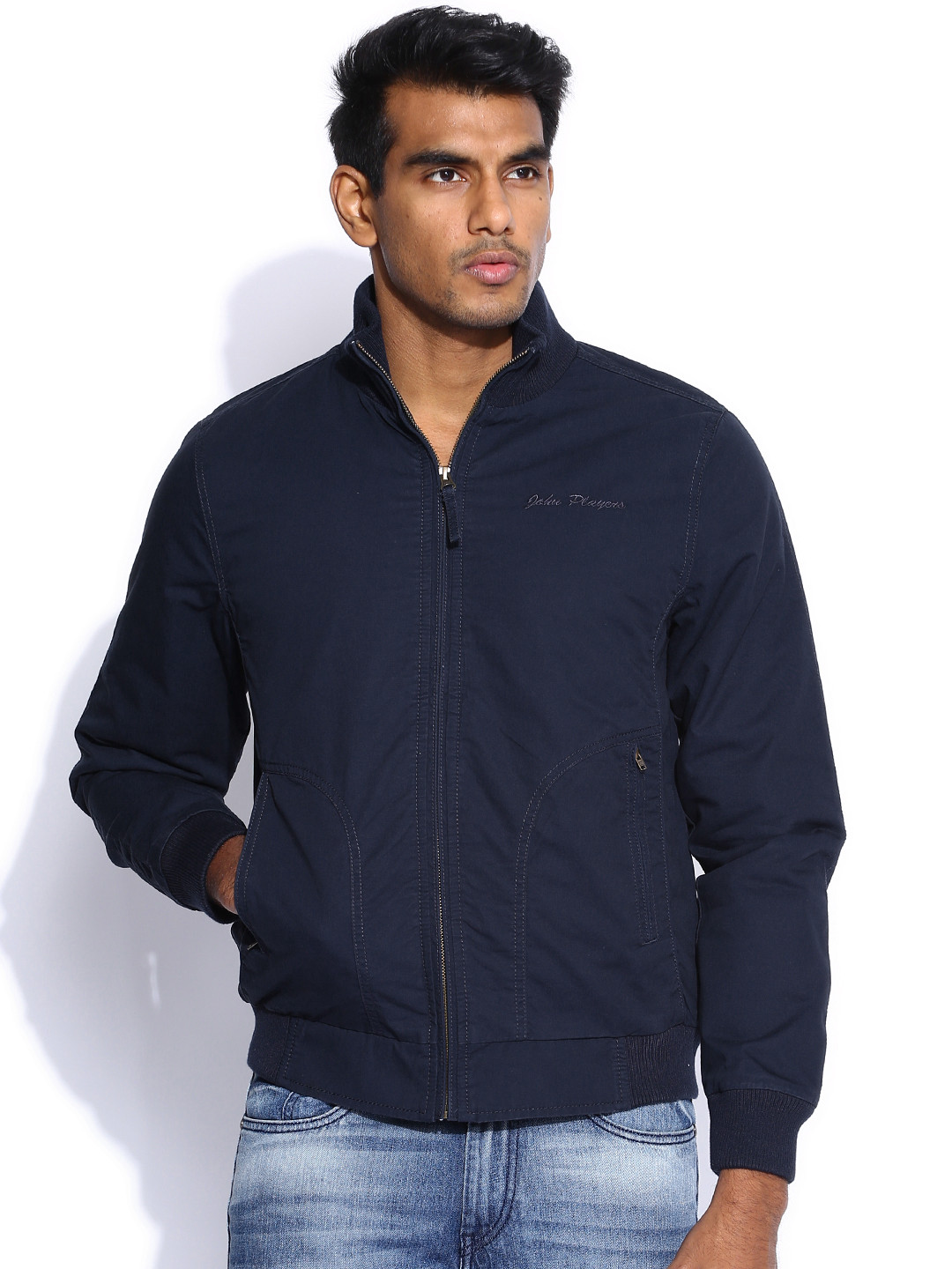 Buy John Players Blue Jacket - Jackets for Men 874302 | Myntra