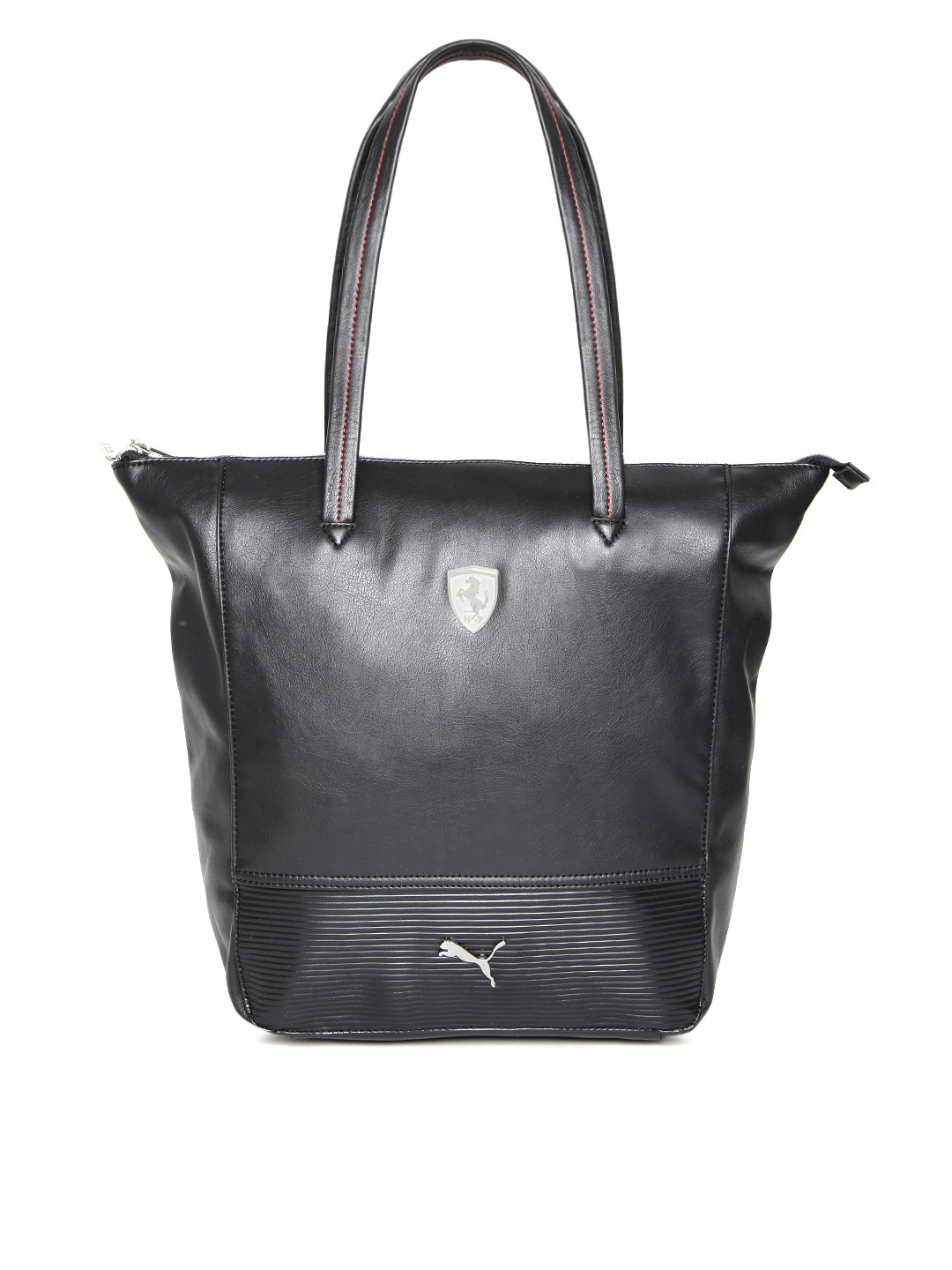 Buy PUMA Black Ferrari LS Shopper Shoulder Bag - Handbags for Women ...