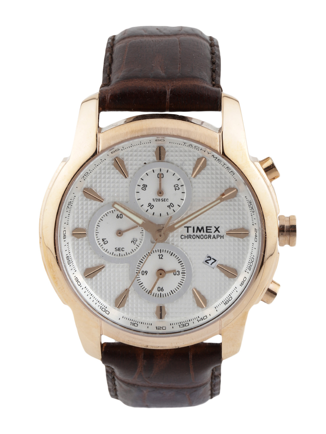 Buy Timex Men White Dial Chronograph Watch TW000Y505 - Watches for Men ...