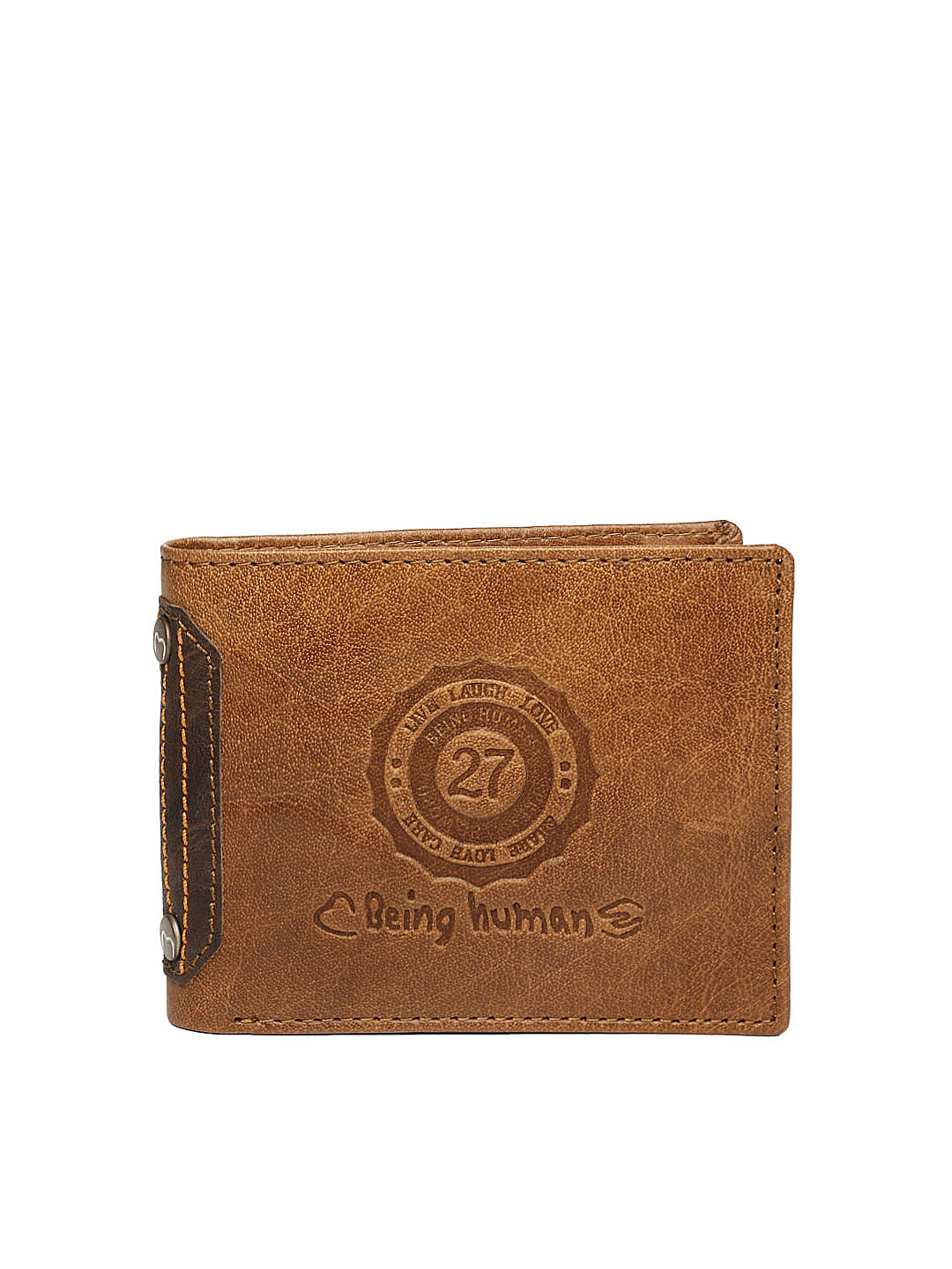 Buy Being Human Men Brown Leather Wallet - Wallets for Men 917118 | Myntra