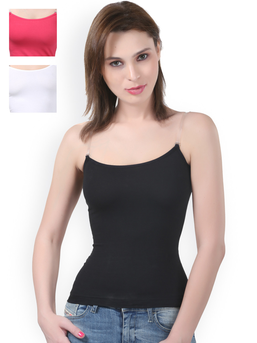 Buy Bodycare Pack Of 3 Camisoles E68RABW - Camisoles for Women 973739 ...