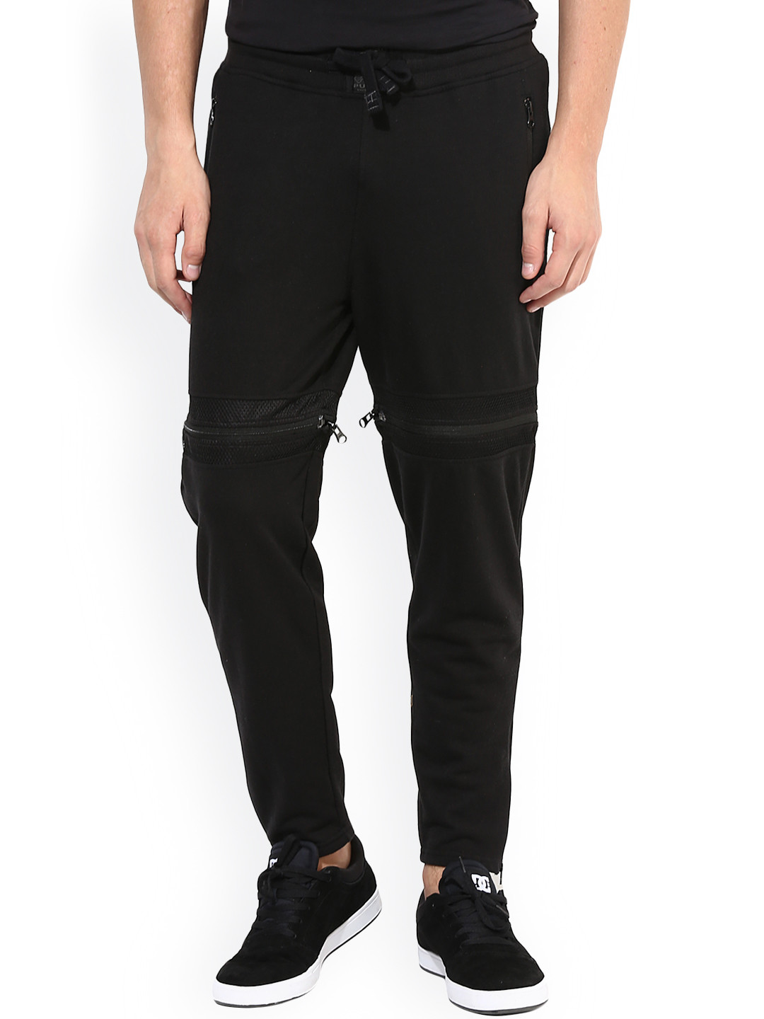 Buy PUNK Black Convertible Track Pants - Track Pants for Men 979606 ...