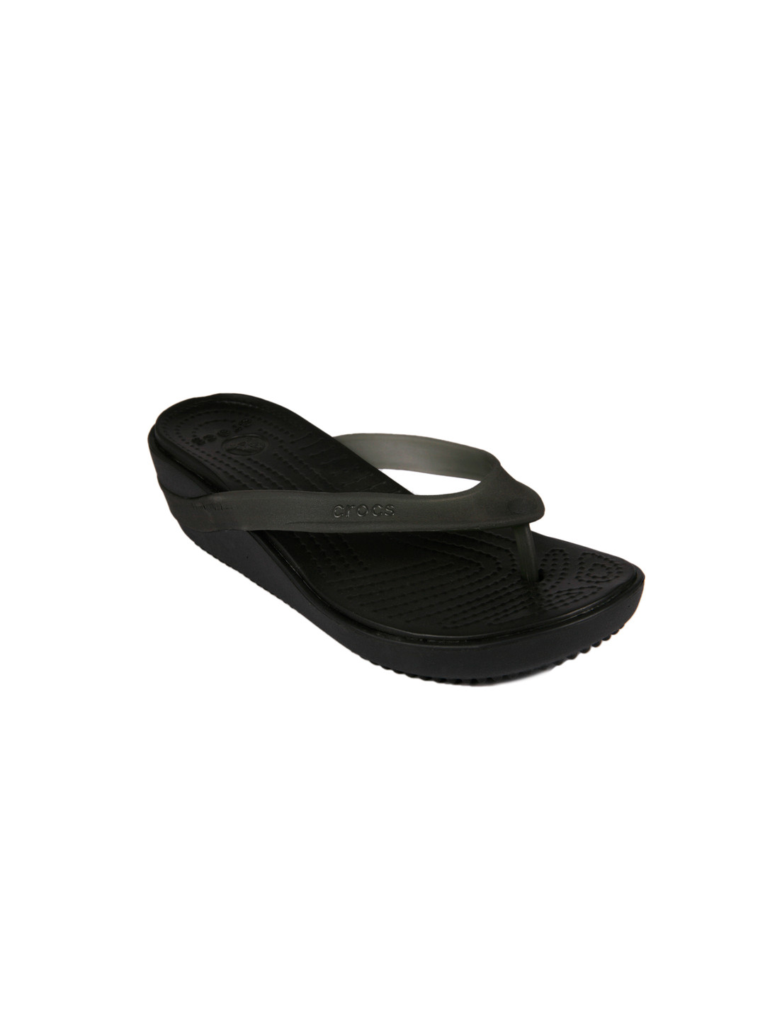 Buy Crocs Women Crle Plterm Black Floater - Sandals for Women 8771 | Myntra