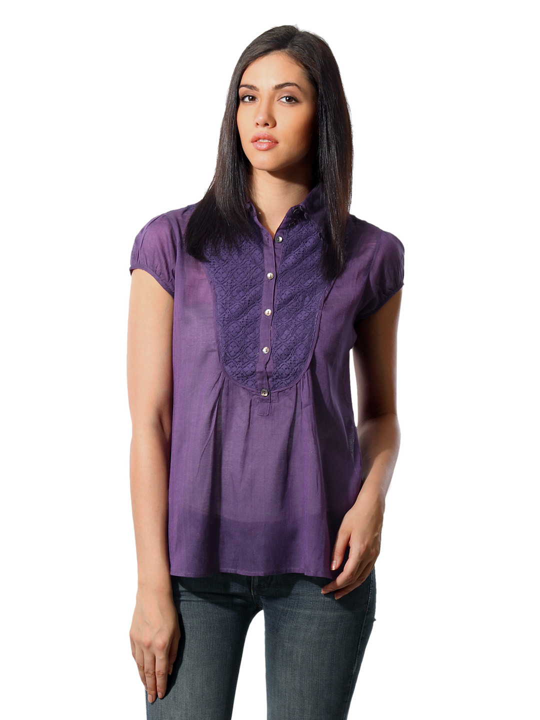 Buy Mineral Women Purple Top - Tops for Women 37934 | Myntra